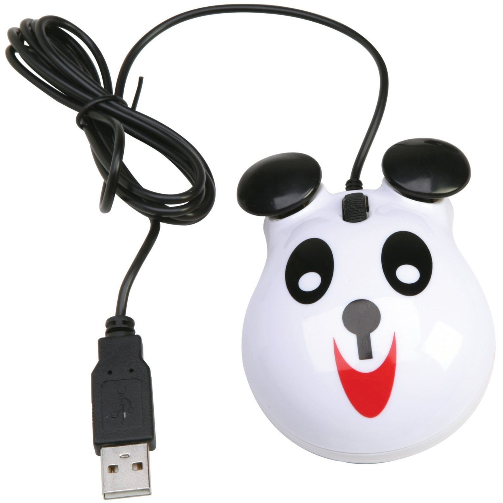 Califone Optical Panda Themed Computer Mouse, 3-1/2 x 2-1/2 Inches ...