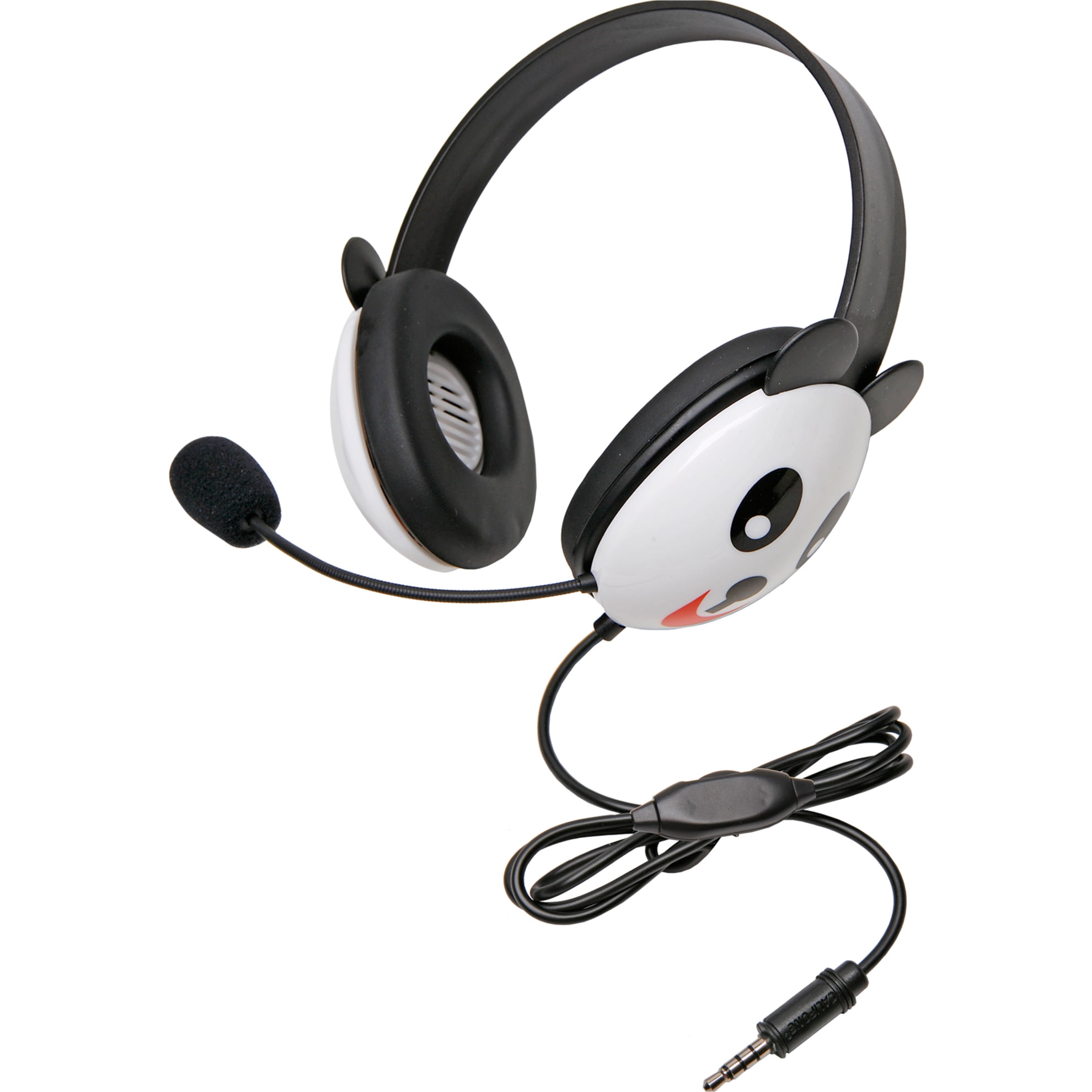 Califone Stereo Headset Panda With Mic 3.5Mm Plug - Stereo - Mini-phone ...