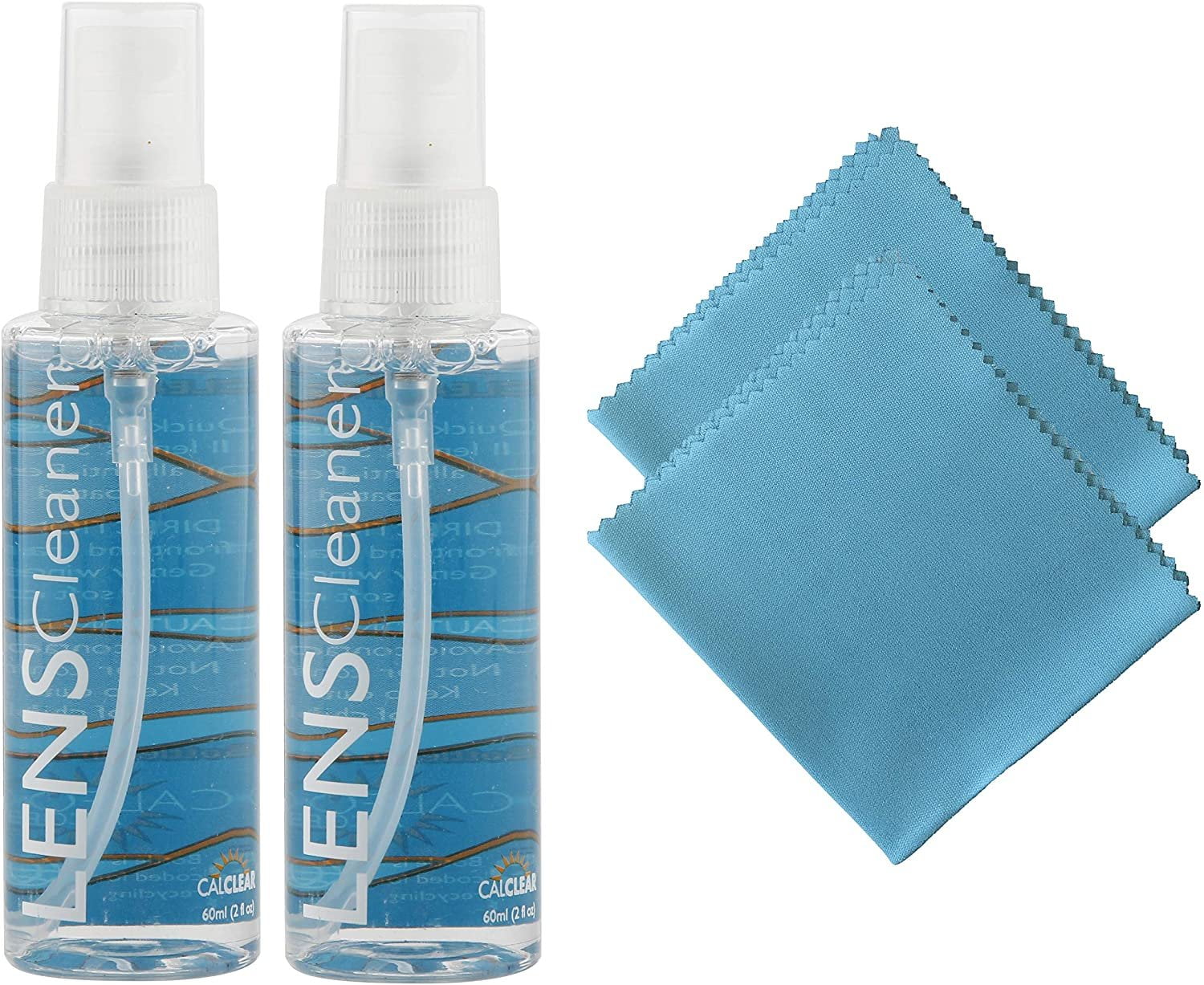 California Accessories Cal Clear Lens Cleaner Spray 2-2oz Eyeglass Lens ...