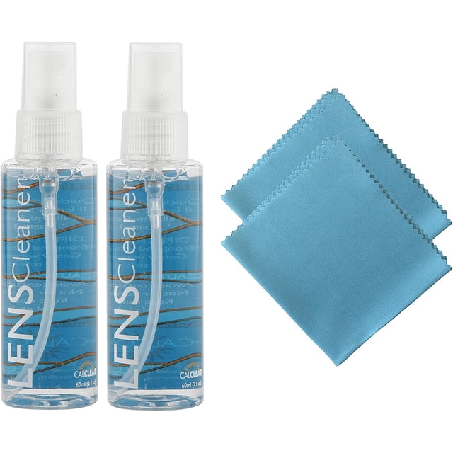 California Accessories Cal Clear Lens Cleaner Spray 2-2oz Eyeglass Lens ...