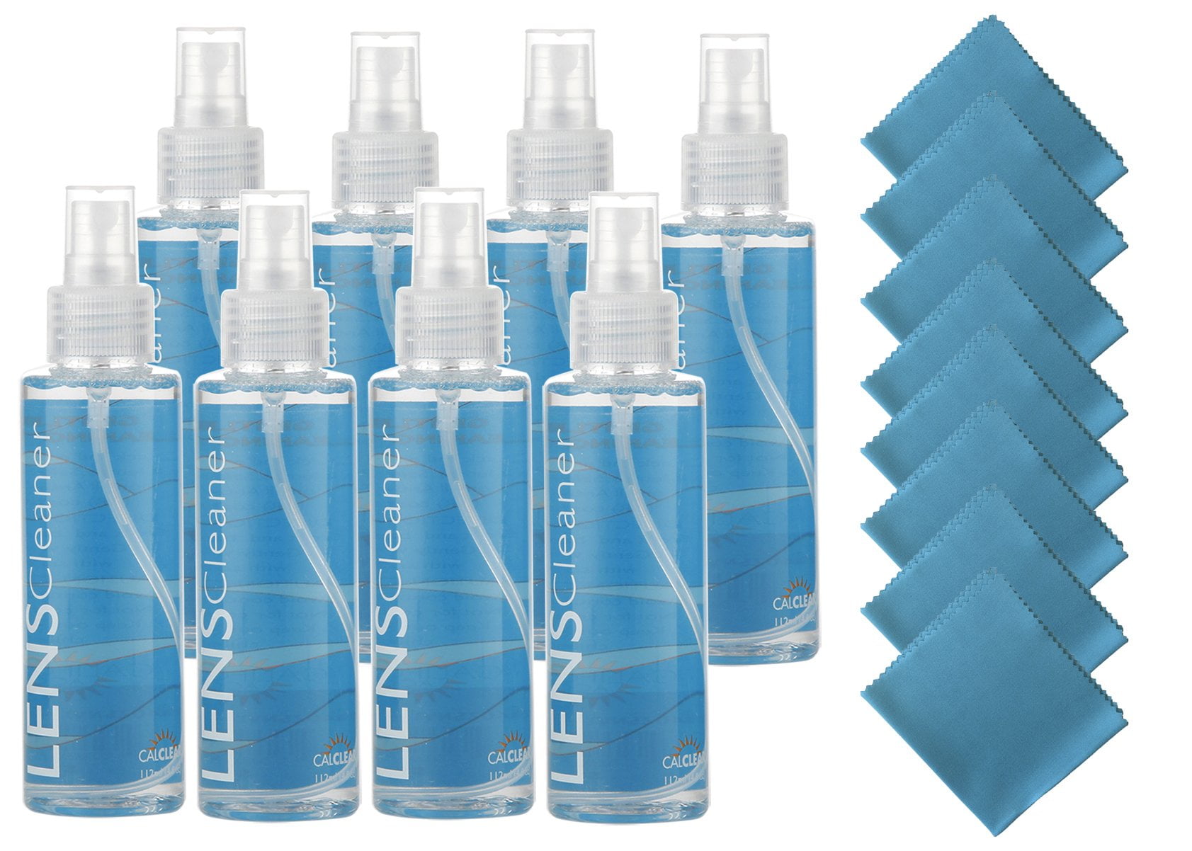 California Accessories Cal Clear Lens Cleaner Spray 8-4oz Eyeglass Lens ...