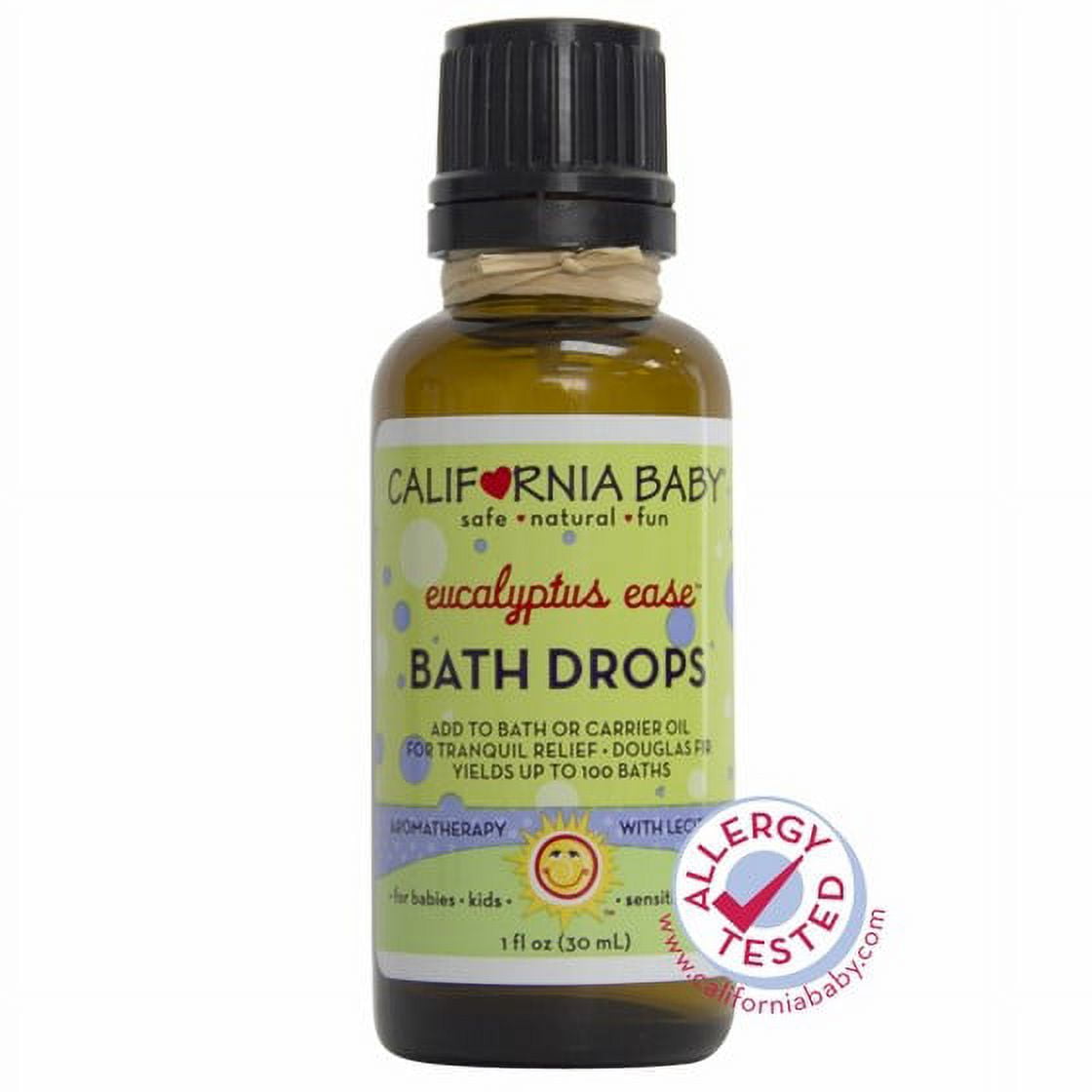 California Baby Bath Drop Eucalyptus Ease (formerly Colds & Flu ...