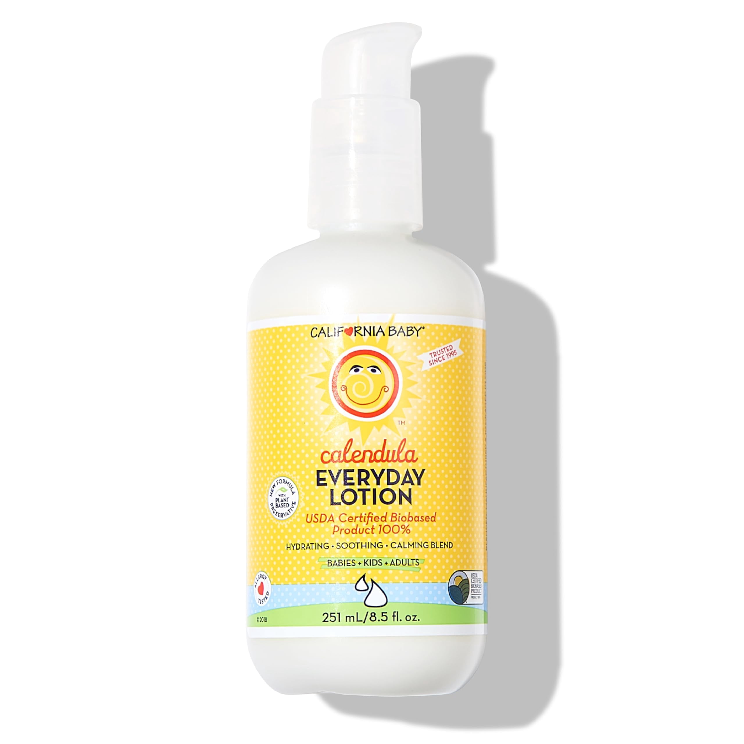 California Baby Calendula Lotion MMF7 | 100% Plant-Based Moisturizer ...