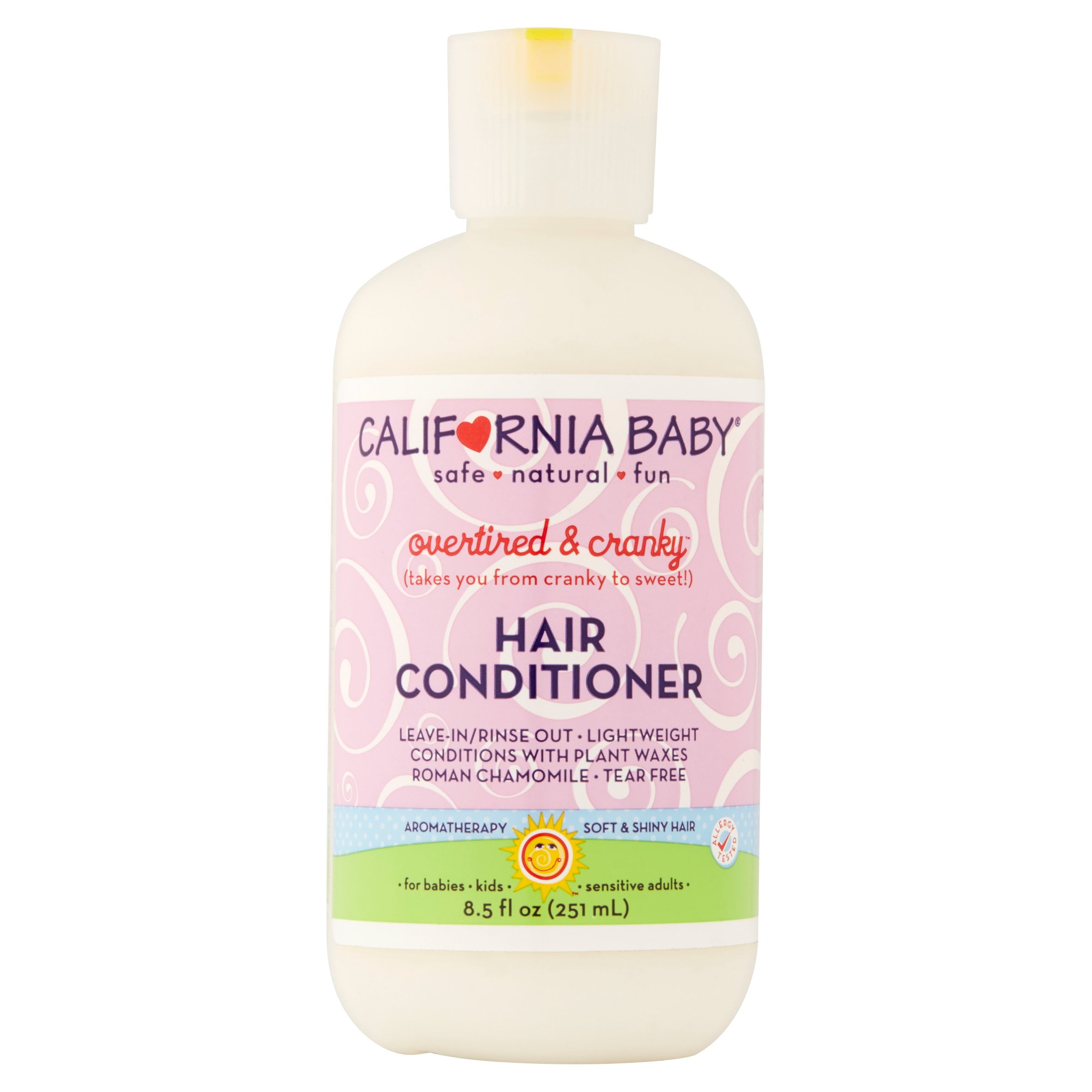 California Baby Overtired & Cranky Roman Chamomile Hair Conditioner, 8. ...