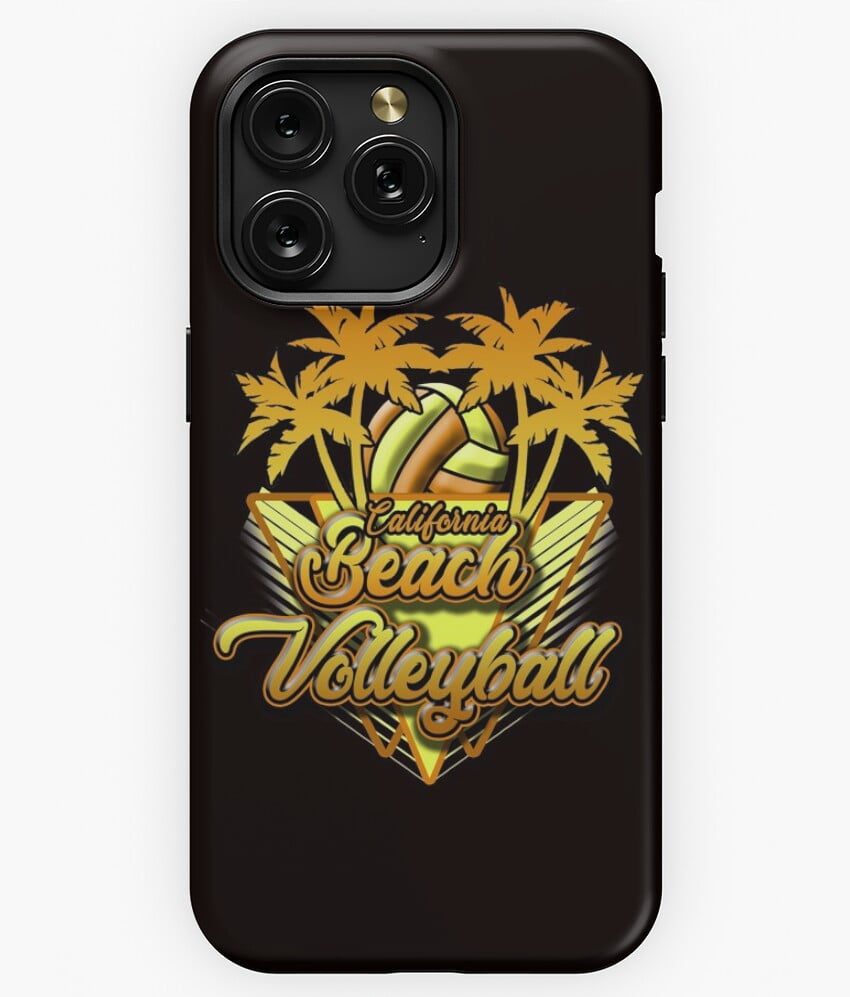 California Beach Volleyball M3340 Phone Case for iPhone 17 16 15 14 13 ...
