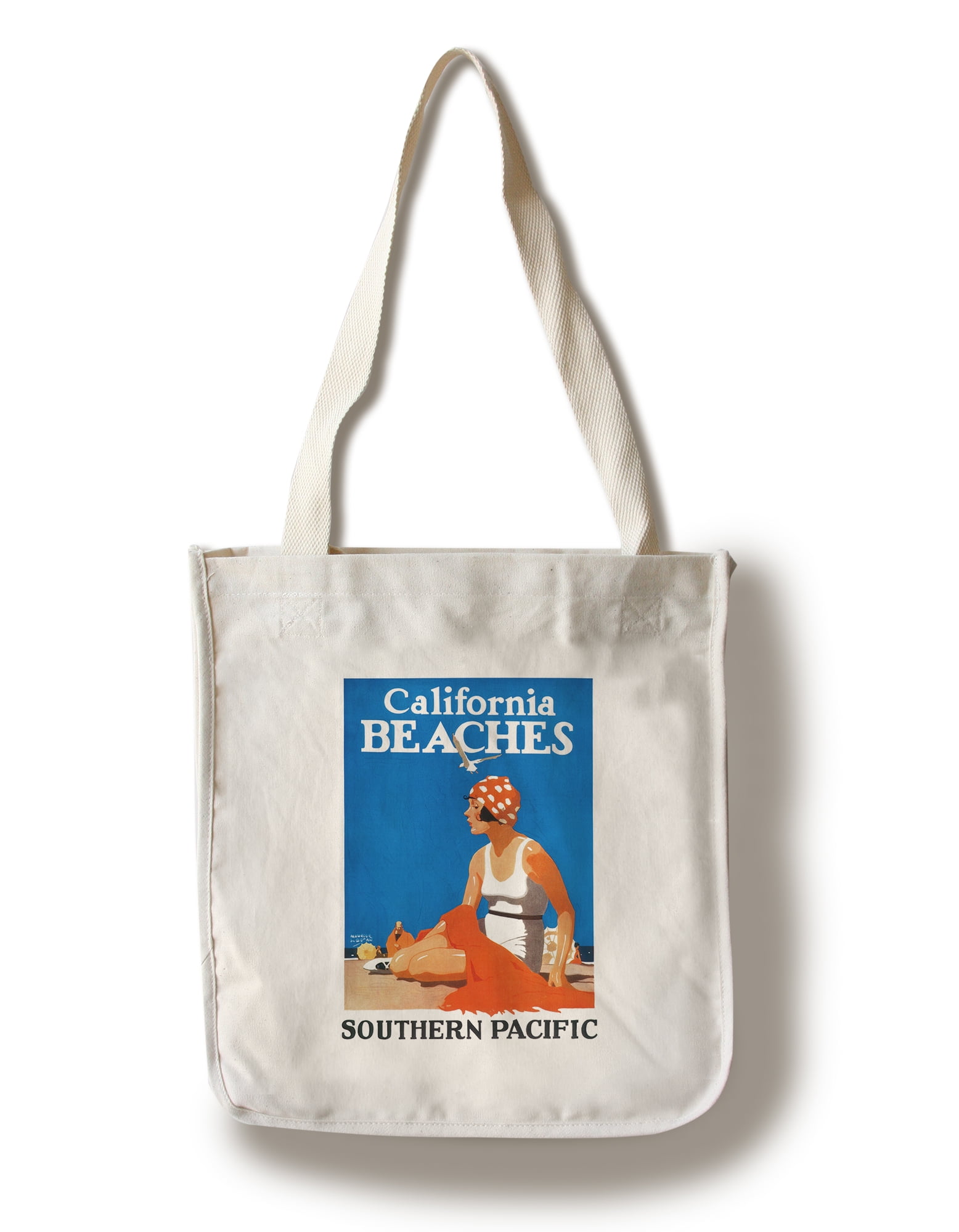 California Beaches Promotional Poster (100% Cotton Tote Bag - Reusable ...