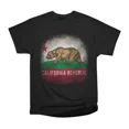 California Bear Flag Grunge Style 3 T-Shirt Tee Gift For Him Merch For ...