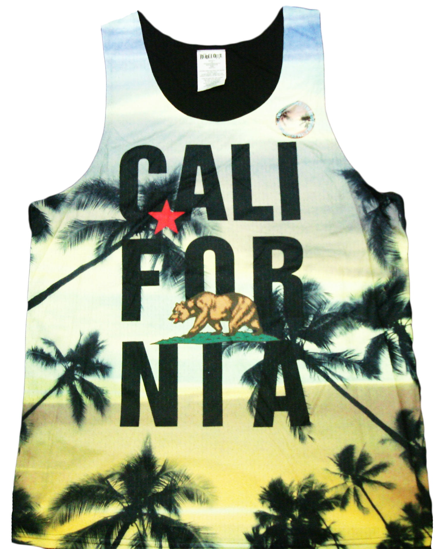 California Bear Graphic Tank Top - Walmart.com