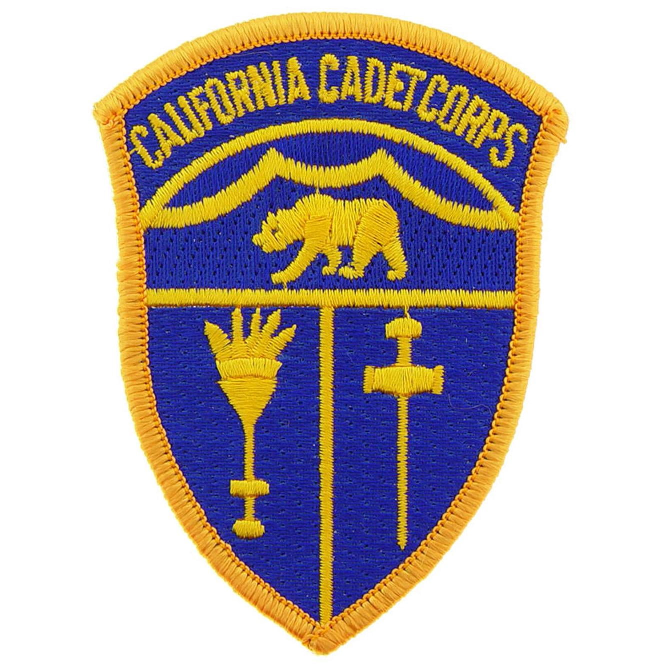 California Cadet Corps Patch Blue & Yellow 3" - Walmart.com