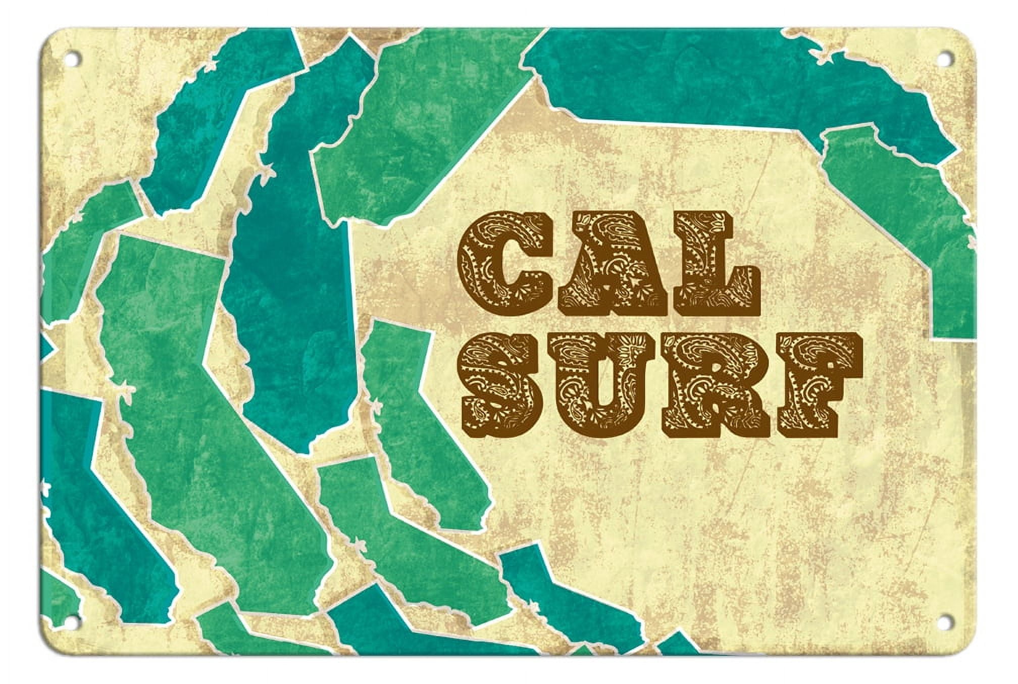 California (Cal) Surf - Original Surf Art by Wade Koniakowsky - 8 x 12 ...