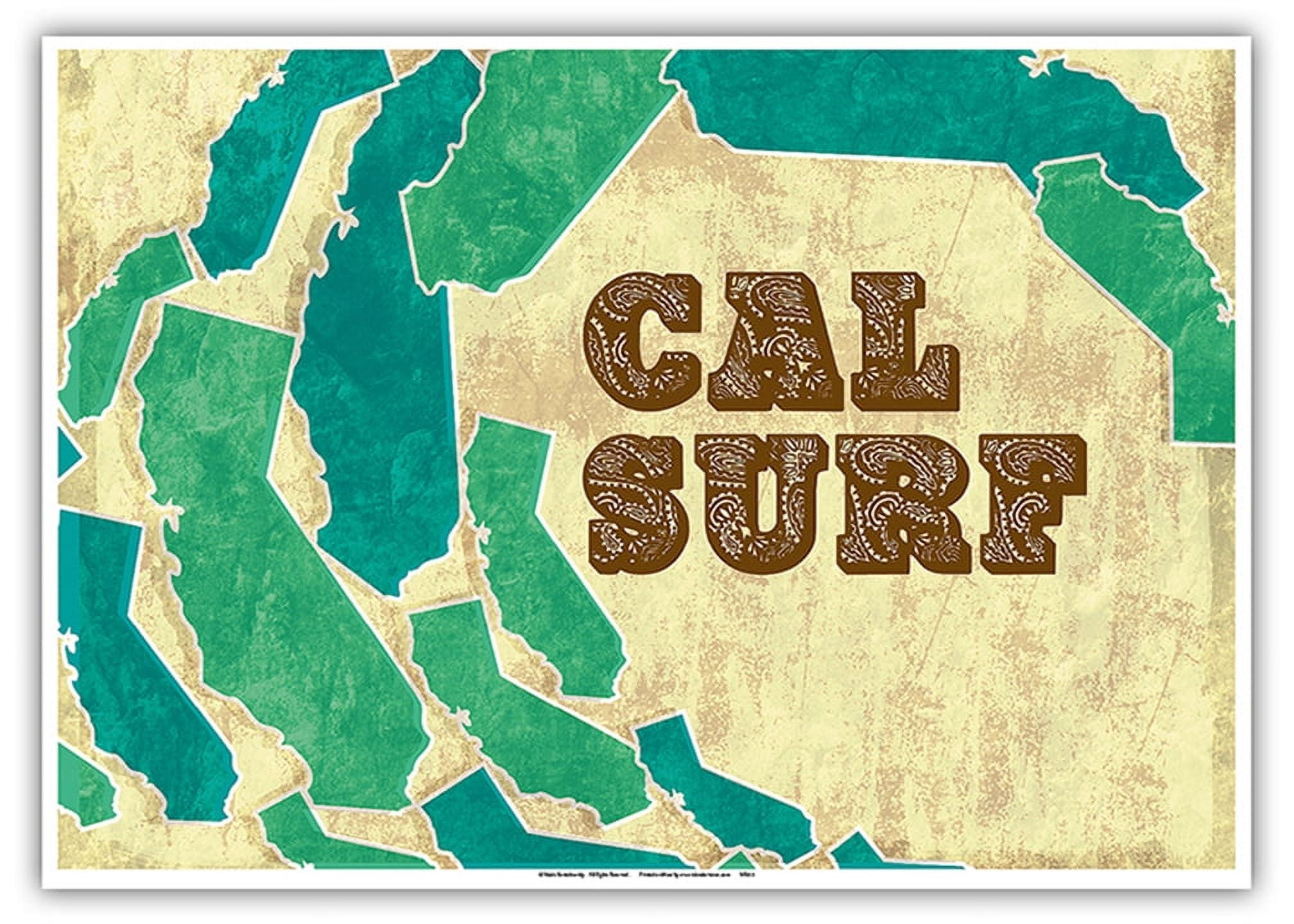California (Cal) Surf - Original Surf Art by Wade Koniakowsky - Master ...