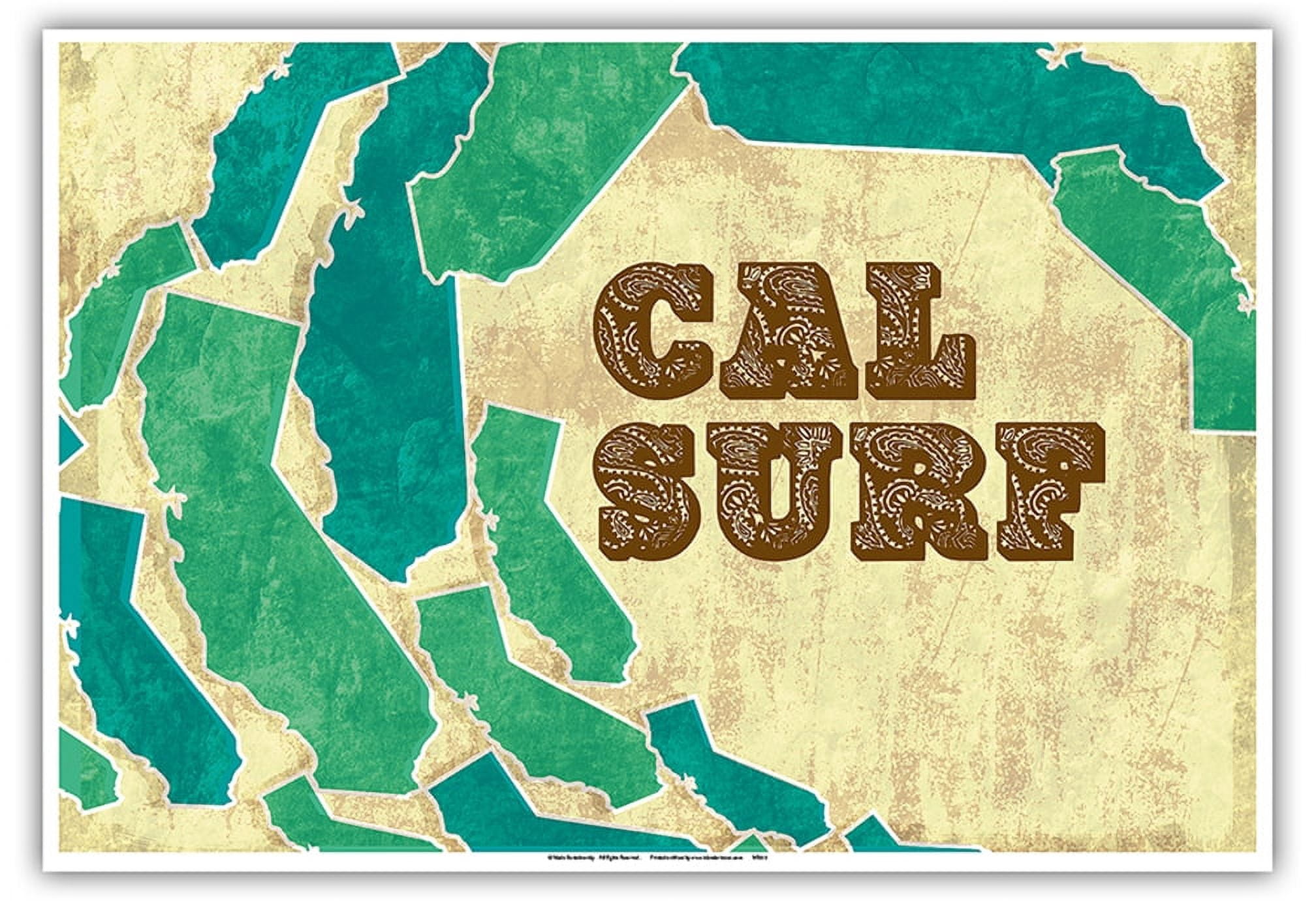 California (Cal) Surf - Original Surf Art by Wade Koniakowsky - Master ...