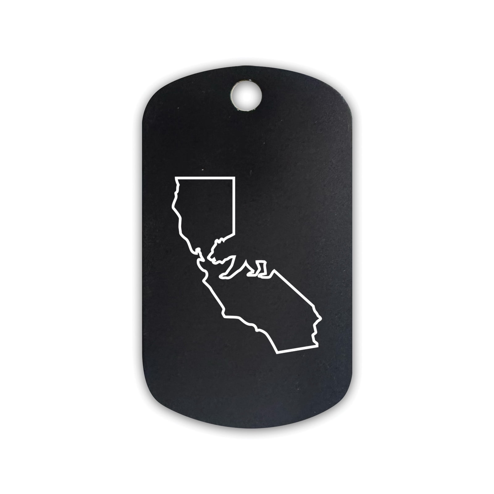 California Cali Bear GI Dog Tag Aluminum Keychain jdm euro - Black ...