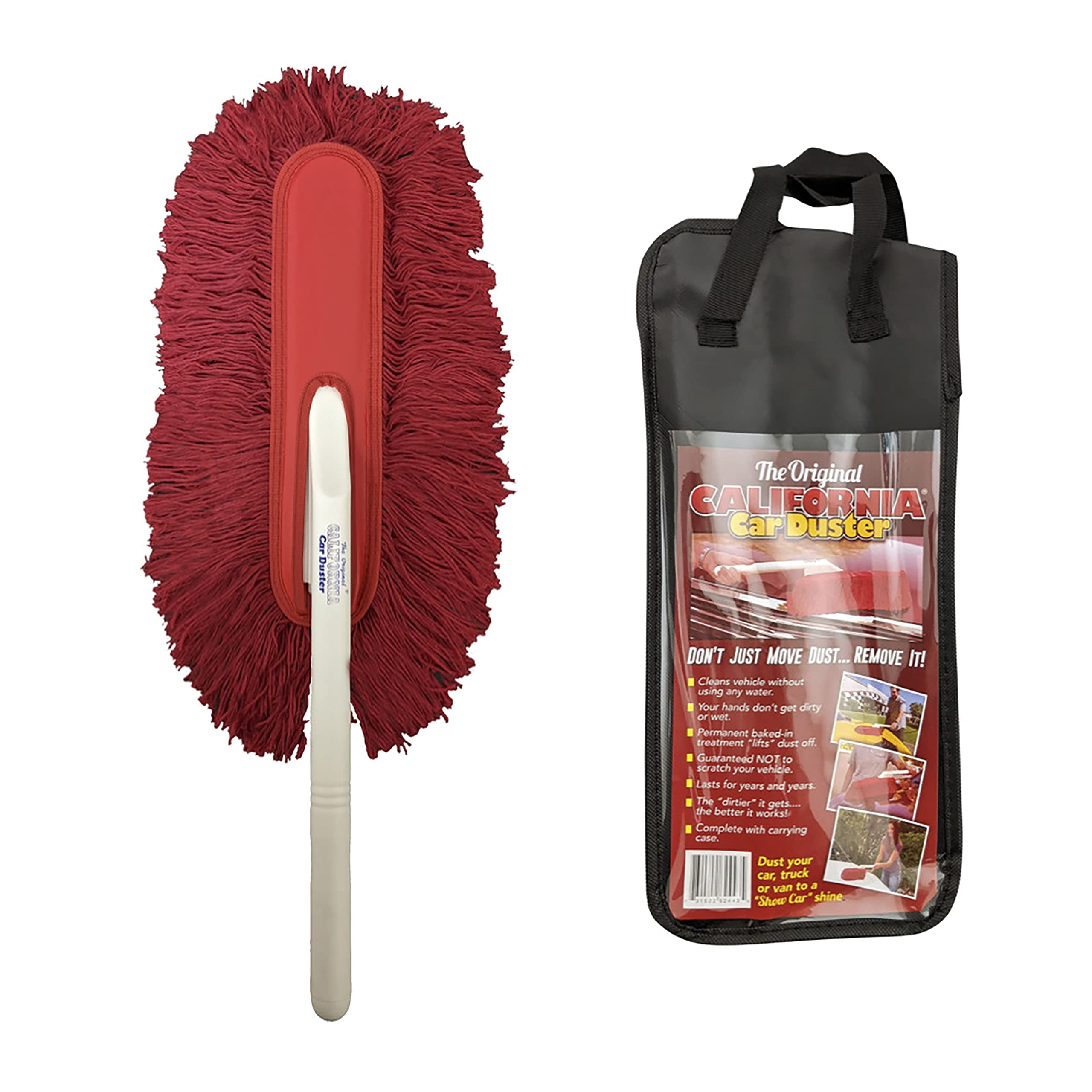 California Car Duster Plastic Handle Duster with Red Cotton Mop 73554 ...