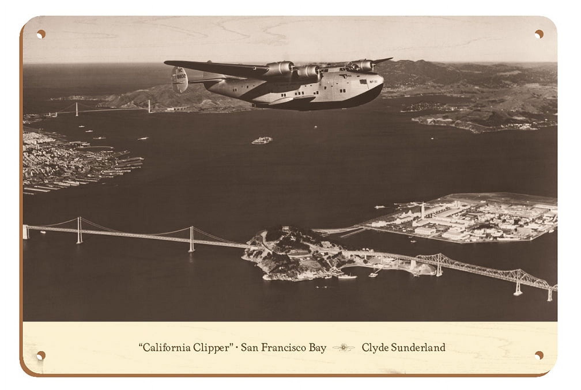 The California Clipper (Boeing B-314) - Over San Francisco Bay 1939 ...