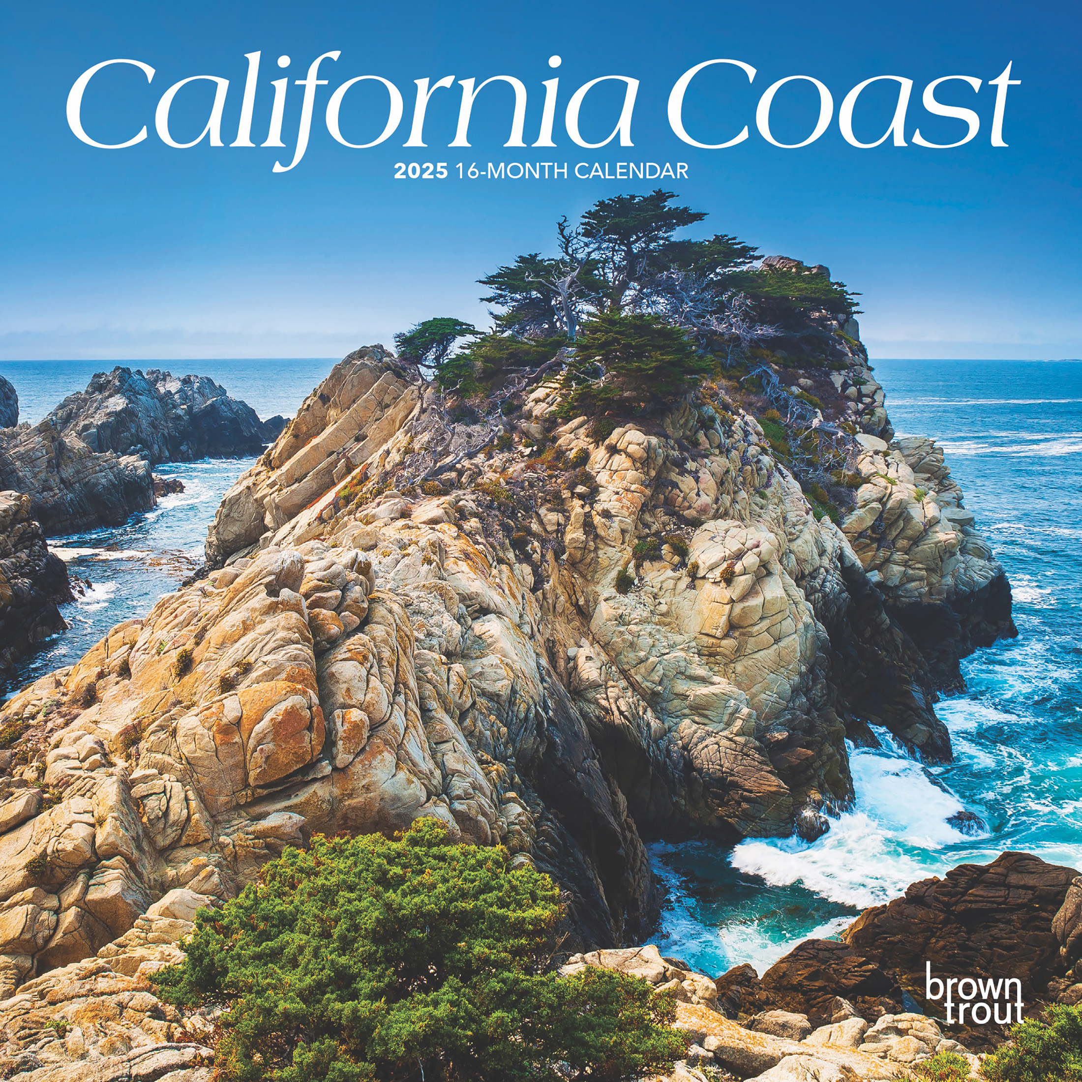 California Coast | 2025 7x14" (Hanging) Mini Wall Calendar | BrownTrout ...