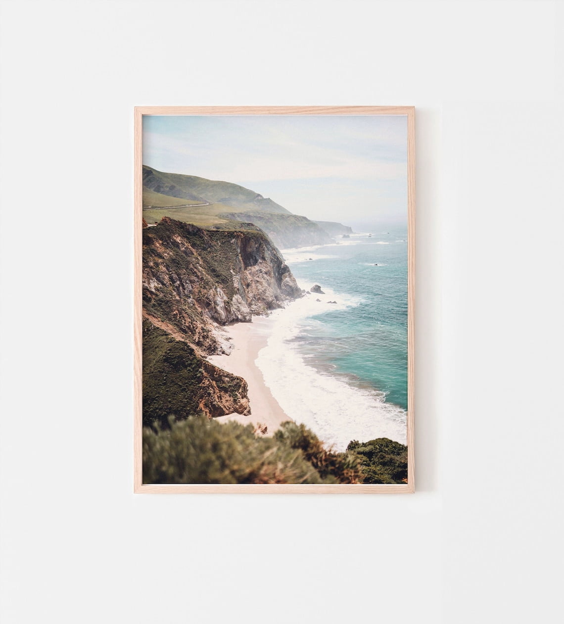 California Coastal Poster file Beach Wall Art Nature Travel Photo ...