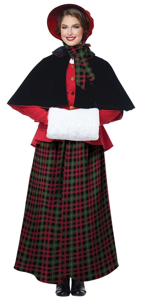 California Costumes Women's Victorian Inspired Caroler Christmas ...