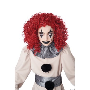 Black/Silver Ace Detective Wig Adult Halloween Accessory - Walmart.com