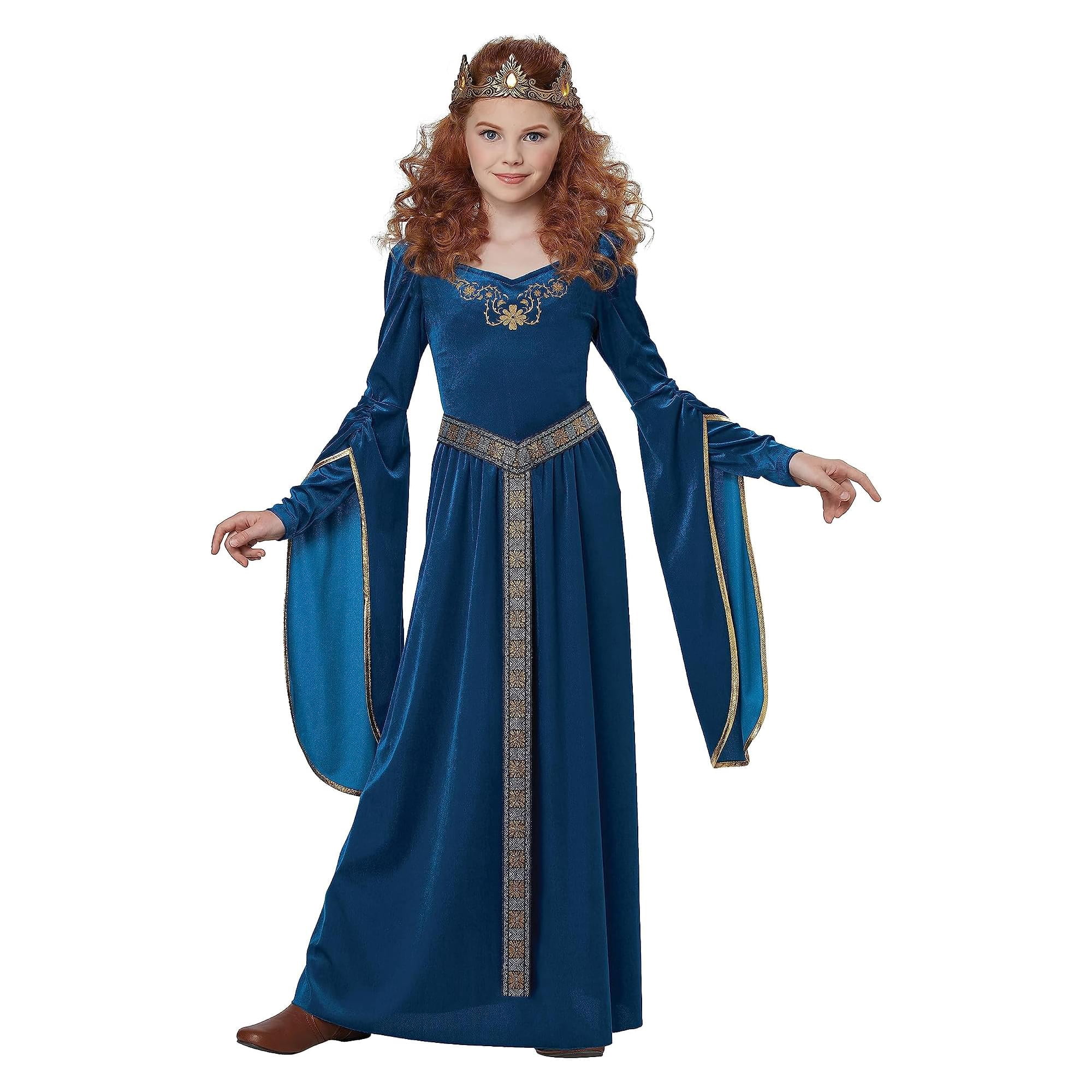 California Costumes Medieval Princess Child Costume | Medium Female ...