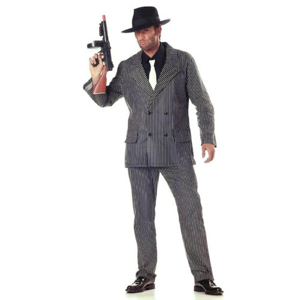 California Costumes Mens Gangster Halloween Party Mobster Costume ...