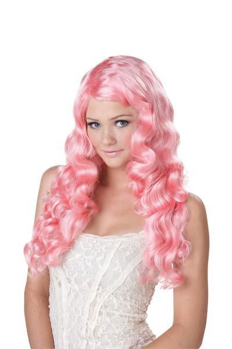 California Costumes Pink Sweet Tart Long Costume Wig Adult One Size ...