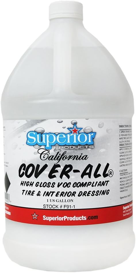 California Cover All – Automotive Tire Shine Spray & Professional Grade ...