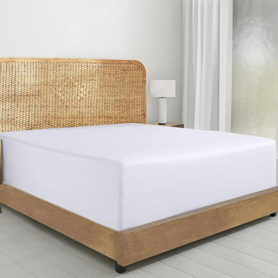 California Design Den 100% Organic Cotton Fitted Sheet Full Size Only ...