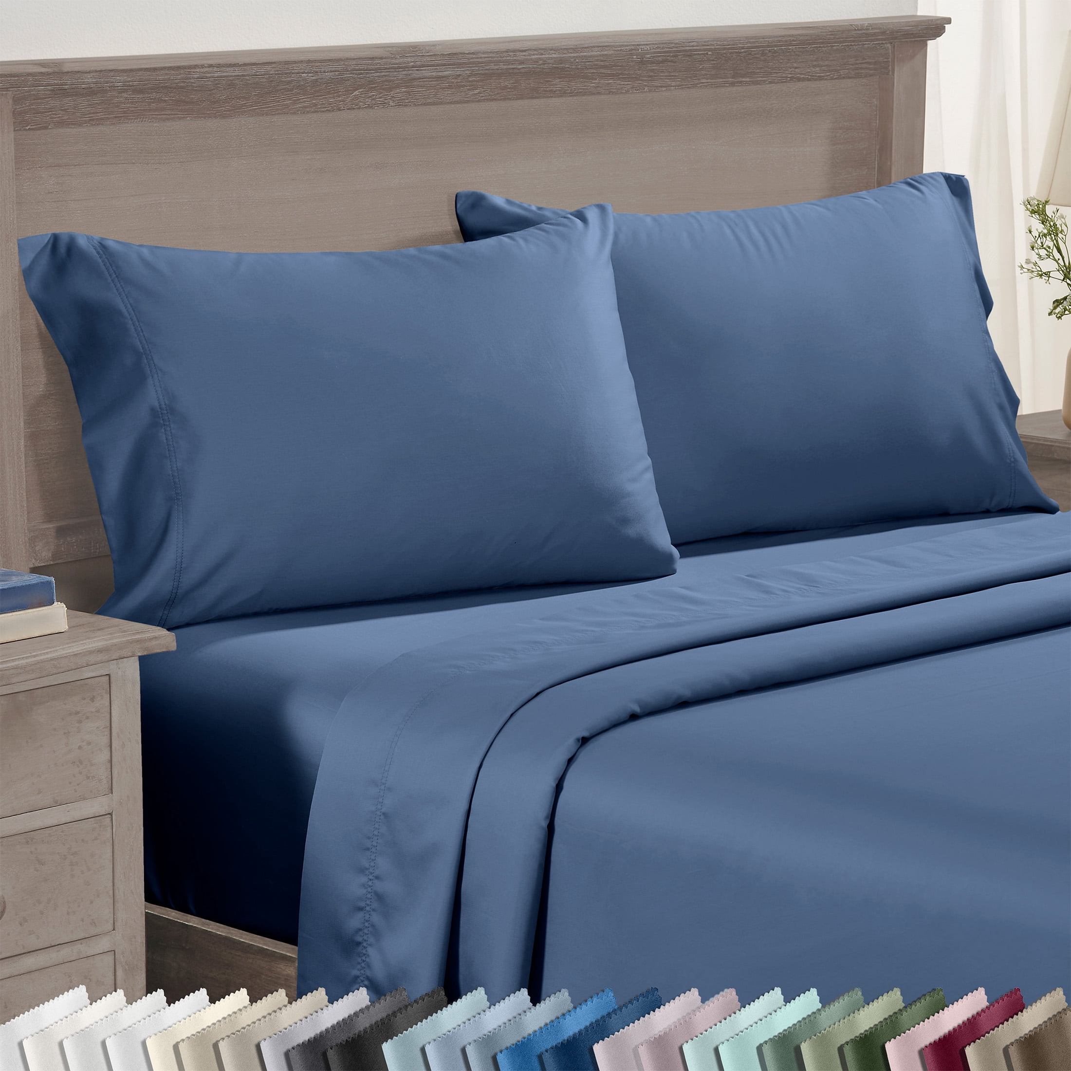 California Design Den 600 Thread Count King Size Pillow Cases, Set of 2 ...