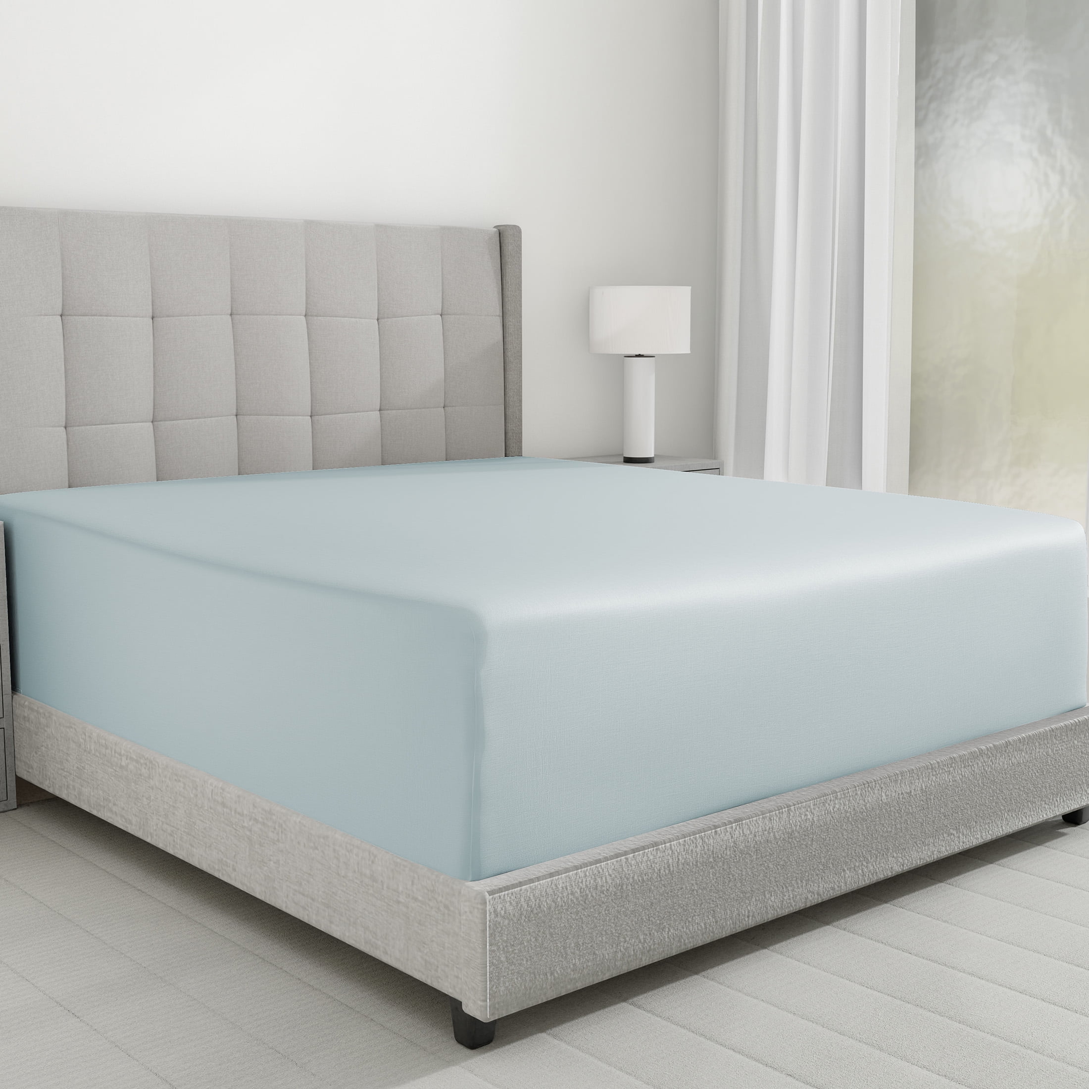 California Design Den 600-Thread-Count Sheet Cotton - Elastic Deep ...