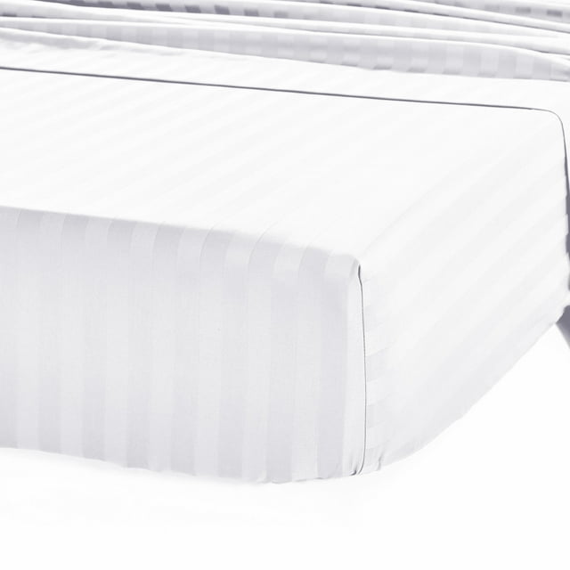 California Design Den Cal King Fitted Sheet Only Luxury Striped 500