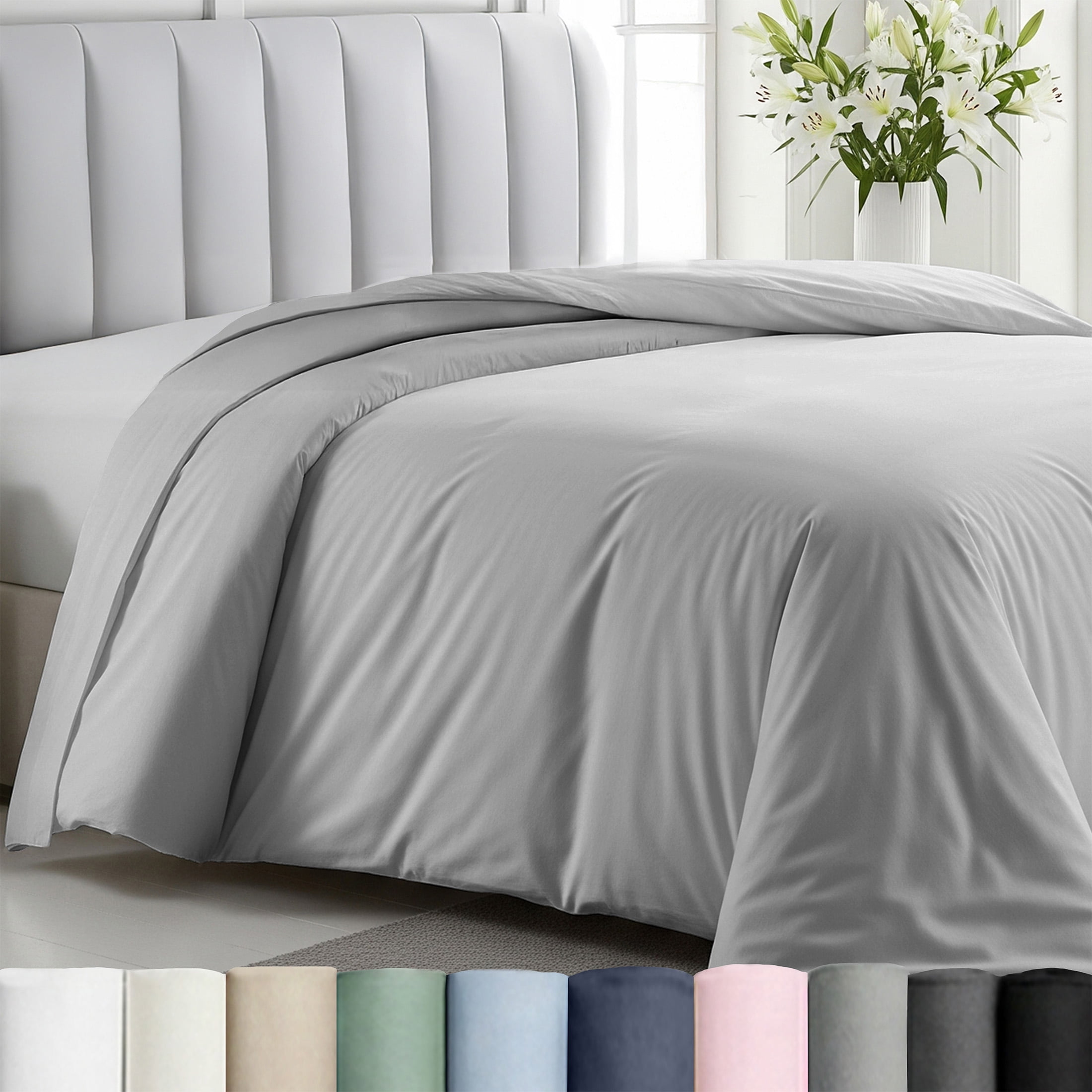 California Design Den Queen Cotton Duvet Cover - 400 Thread Count ...