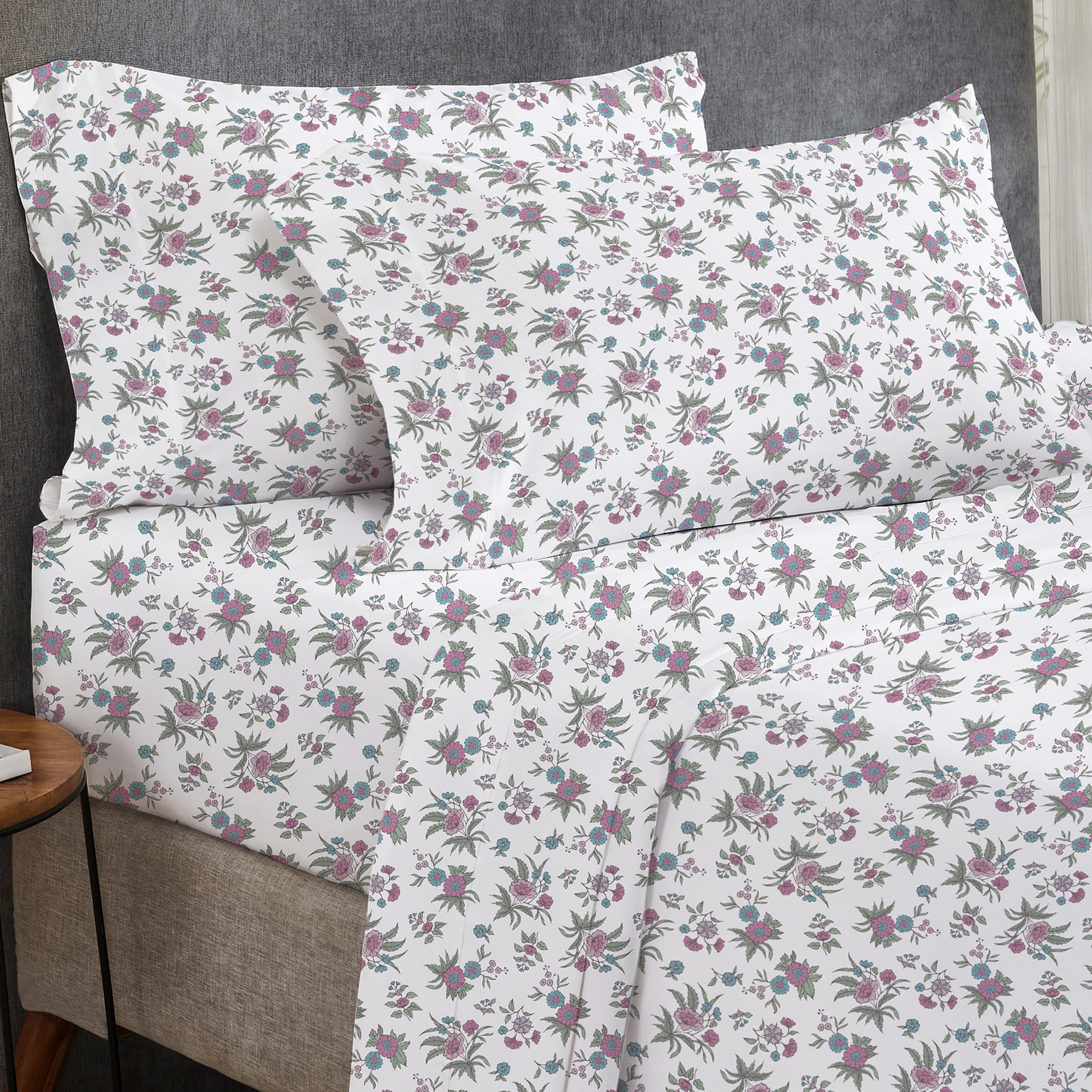 California Design Den Long-Staple Combed Pure Natural Cotton Printed ...