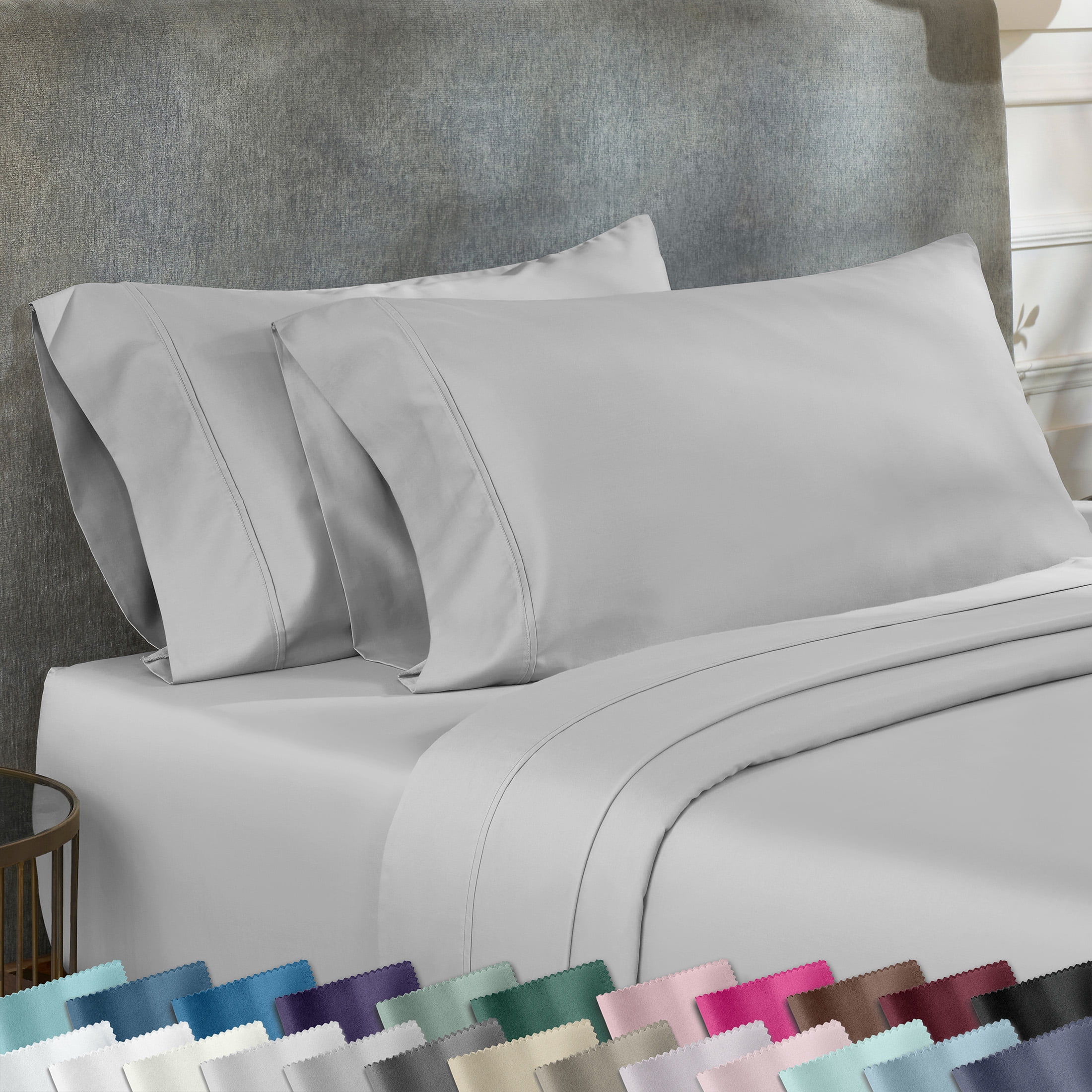 California Design Den King Pillow Cases - 400 TC, 100% Cotton, Set of 2 ...