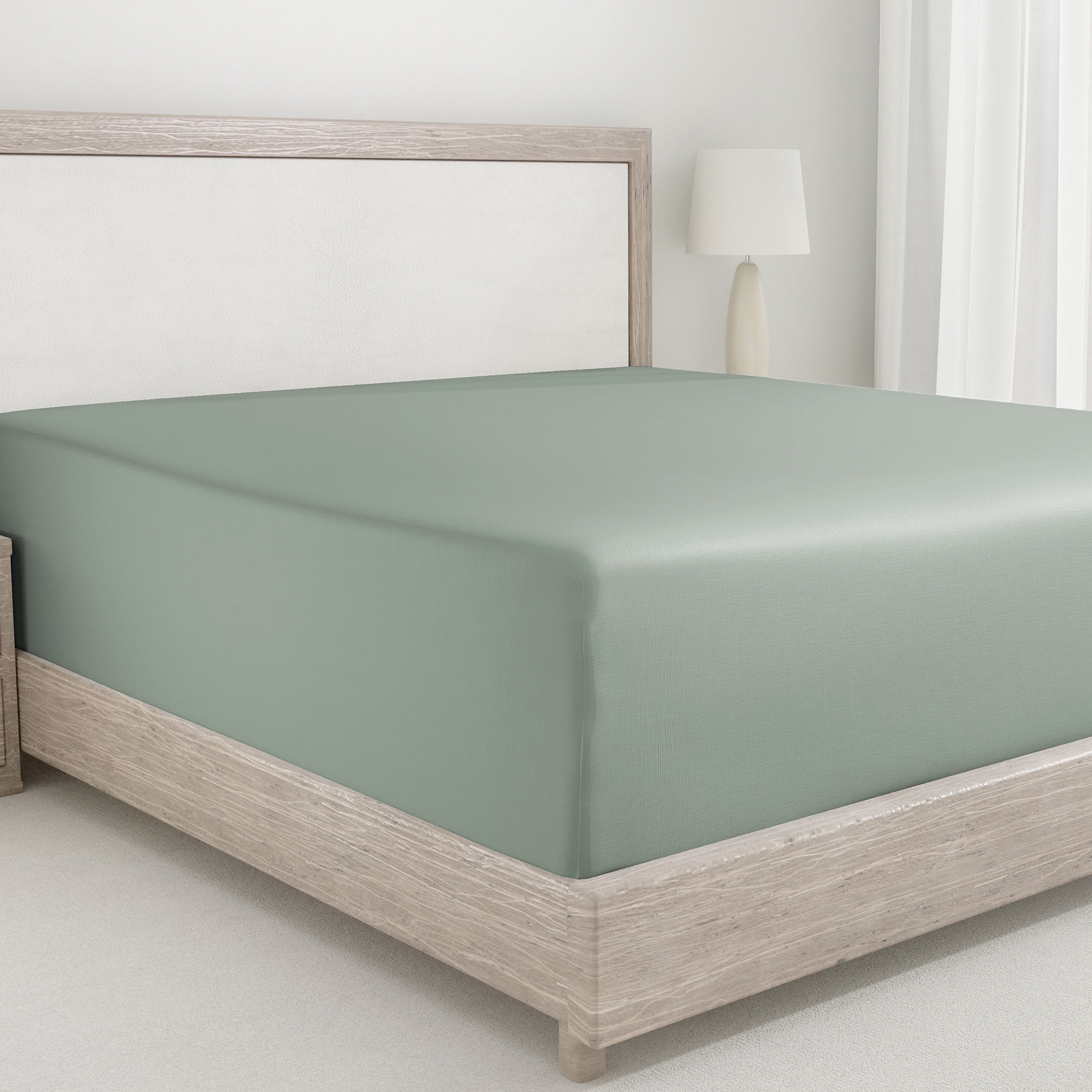 California Design Den Queen Sheet, 400 Thread Count, 100% Cotton Sateen ...