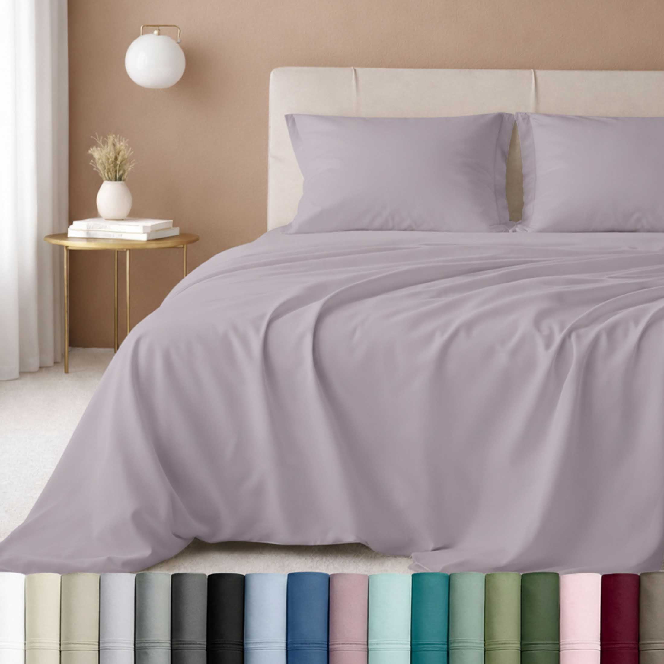 California Design Den Queen Bed Sheets - Hotel-Like 600 Count 100% ...