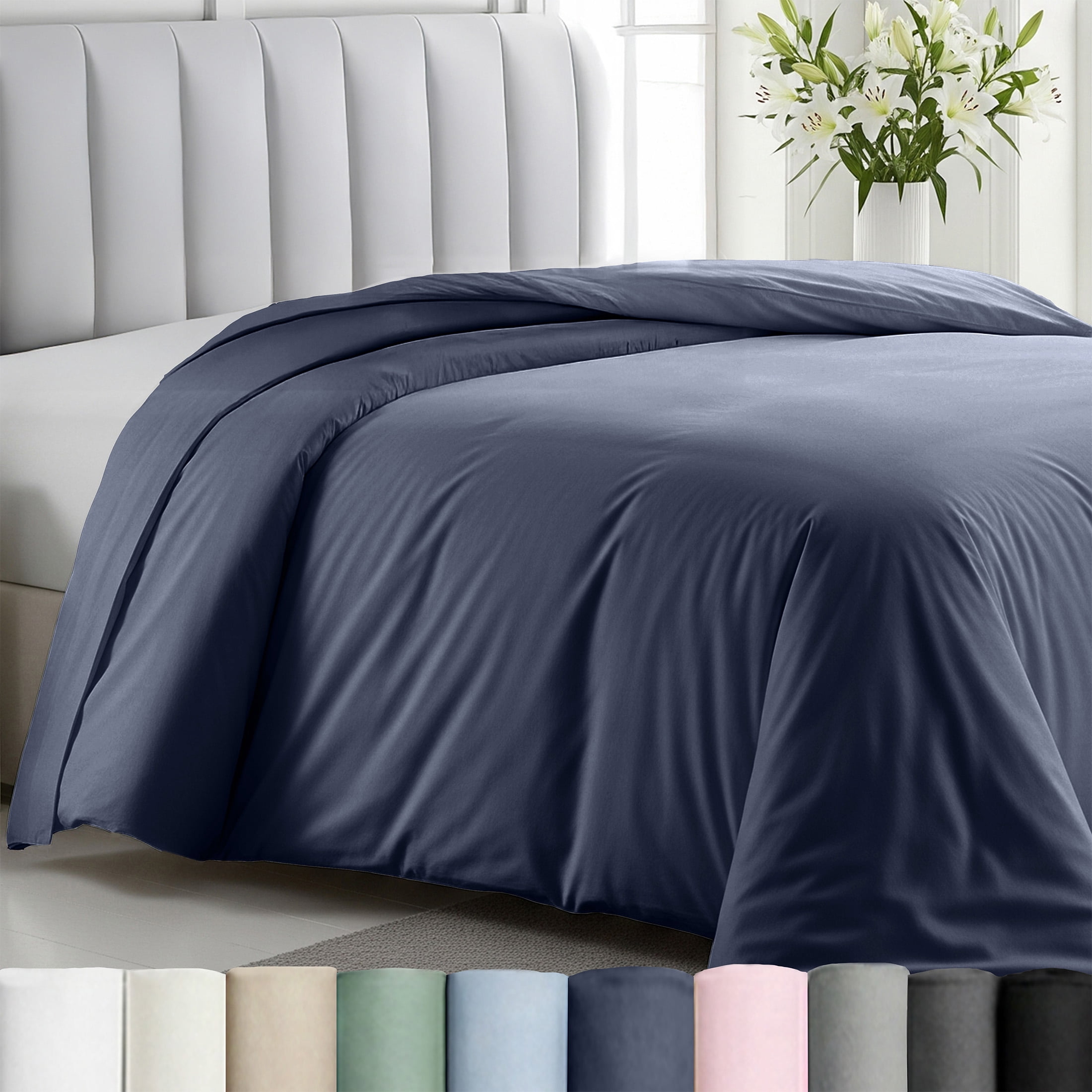California Design Den Queen Duvet Cover Set - 400 Thread Count, 100% ...