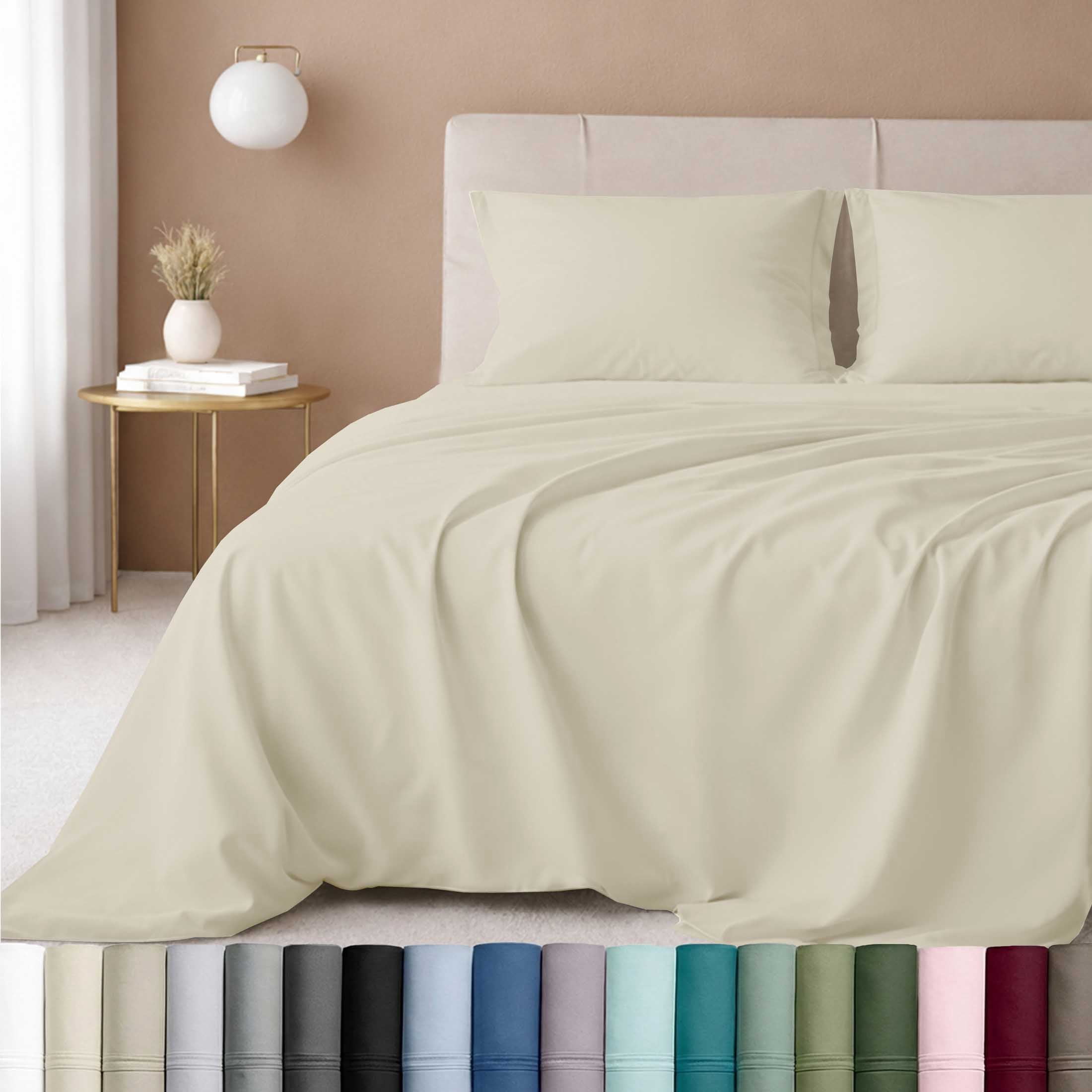 California Design Den Split King Sheets Set - 600 Thread Count 100% ...