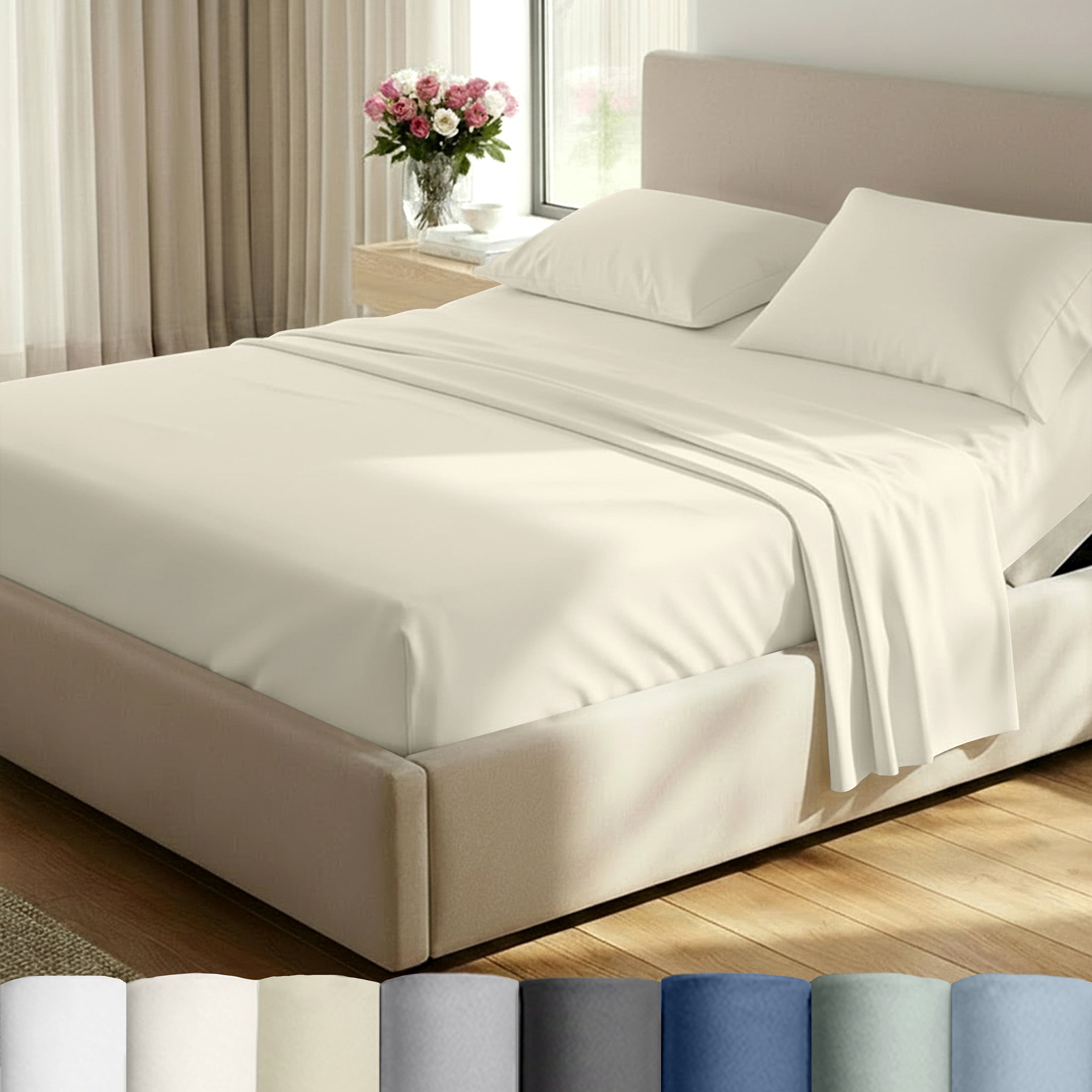 California Design Den Top Split King Sheets For Adjustable Bed - 500 ...