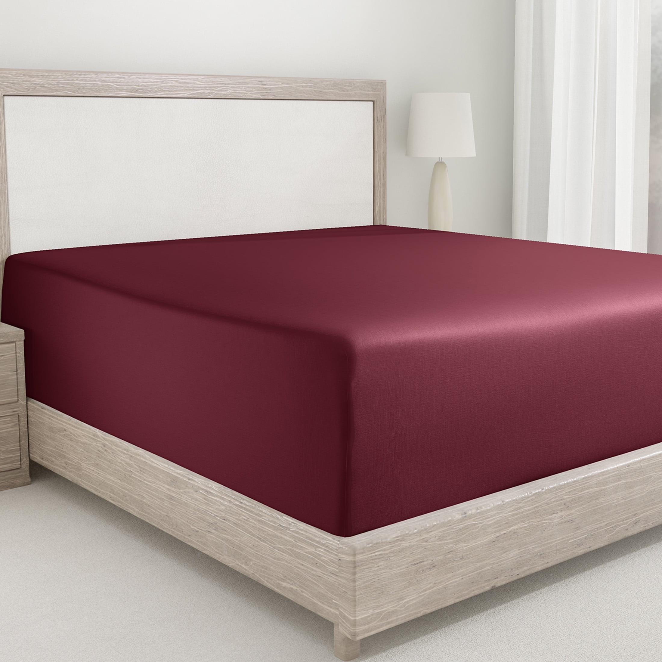 California Design Den Twin Fitted Sheet, 400 Thread Count 100% Cotton ...