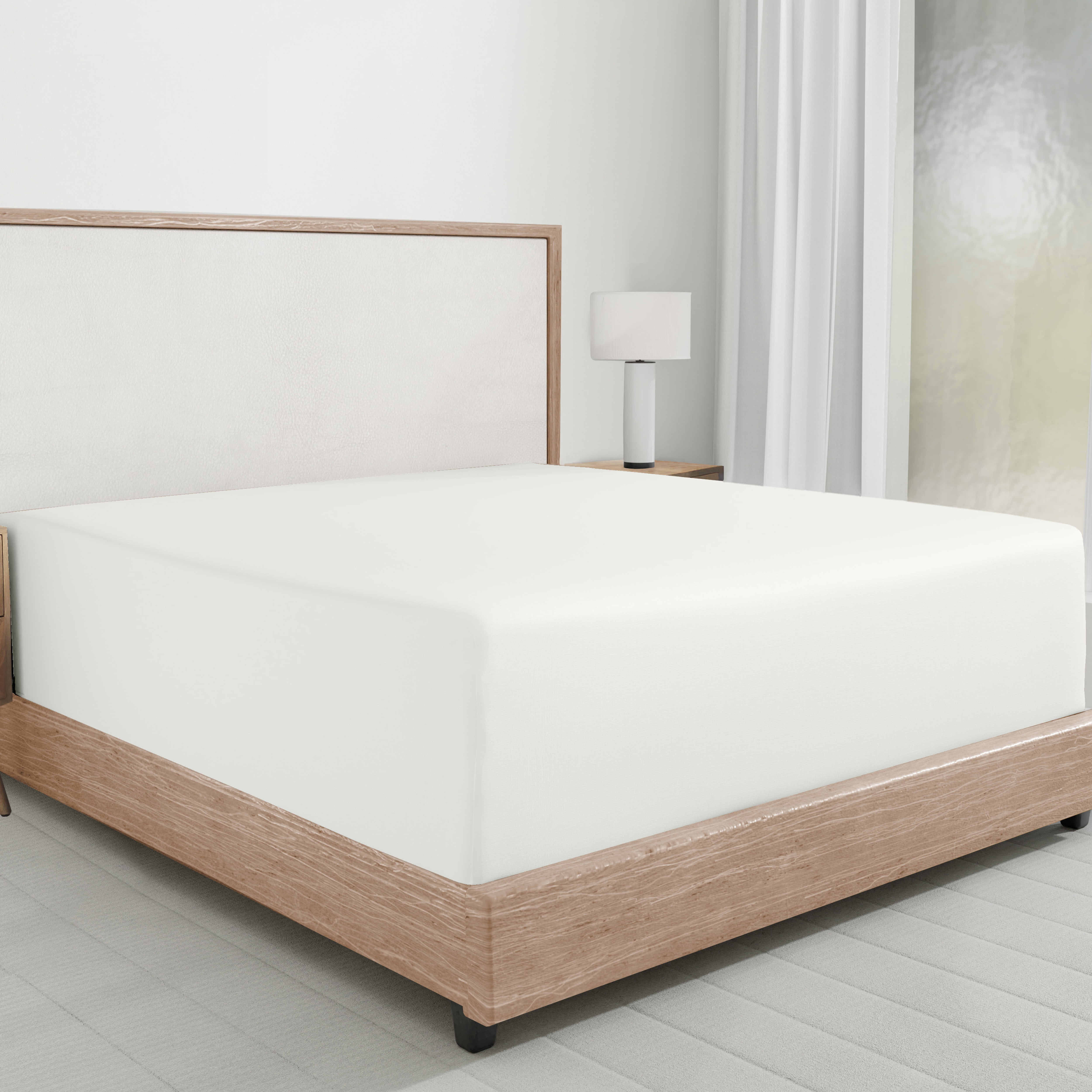 California Design Den Twin XL Fitted Sheet Cotton, 1 Pc - Soft 100% ...