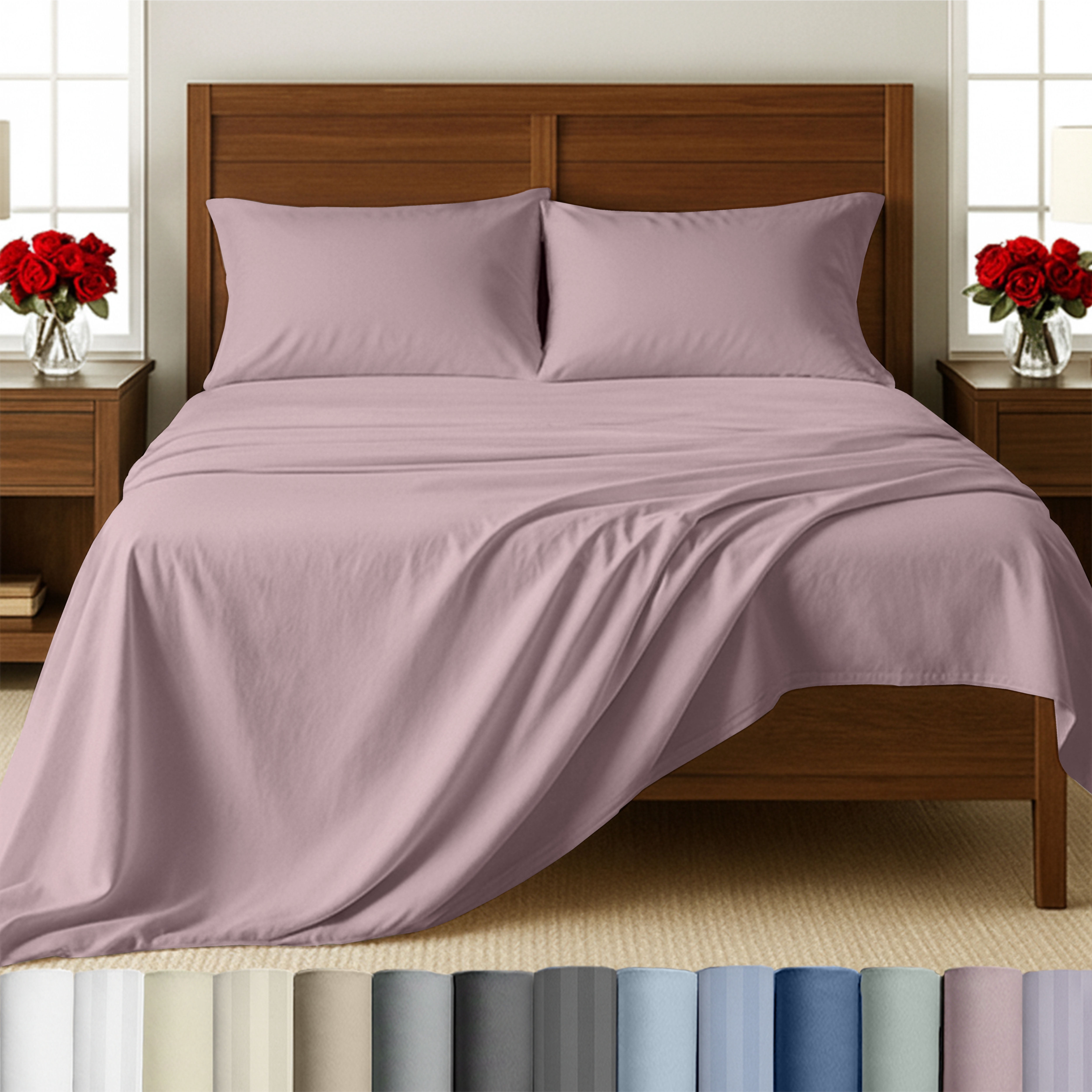 California Design Den Twin XL Sheet Sets 100% cotton - 500 Thread Count ...