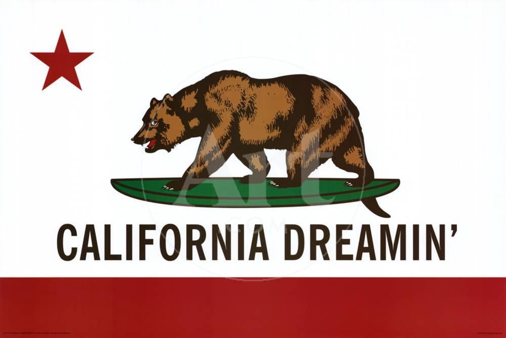 California Dreamin Poster 36x24 Sold by Art.Com - Walmart.com