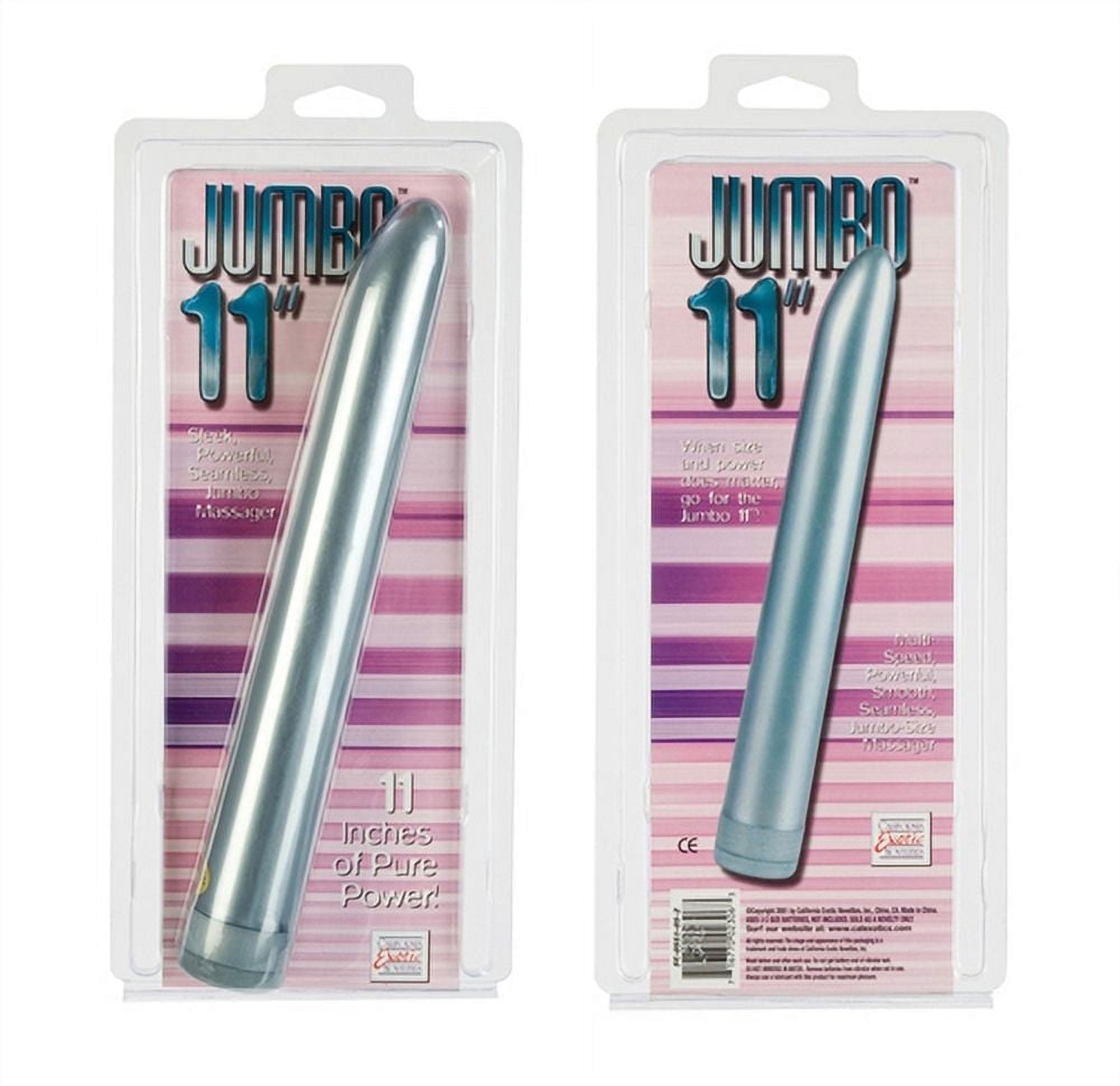 California Exotic Novelties Jumbo 11 inches Massager - Platinum ...