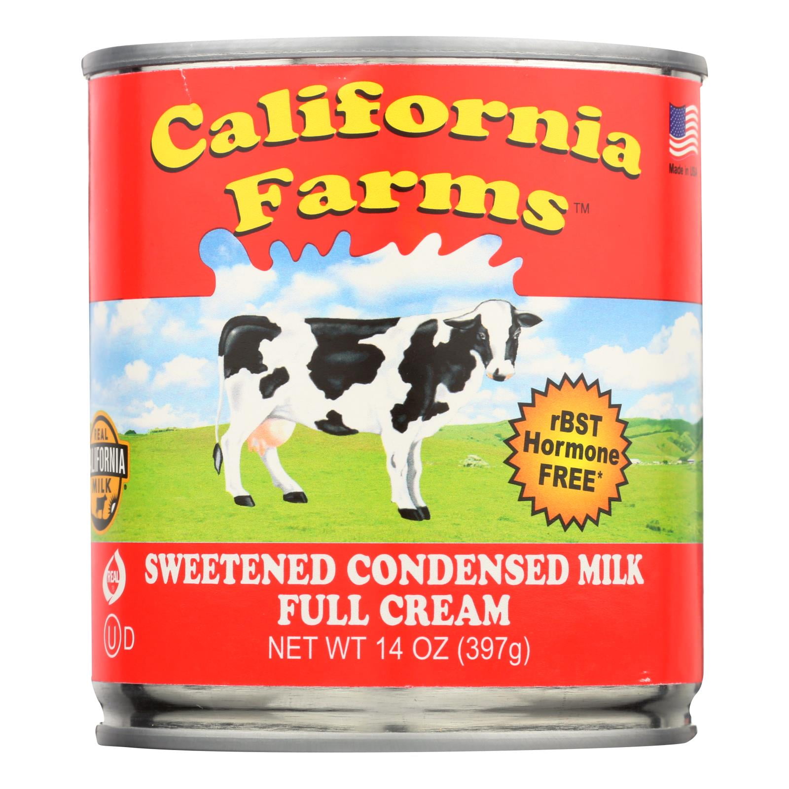 California Farms Sweetened Condensed Milk - Case Of 24 - 14 Fl Oz ...