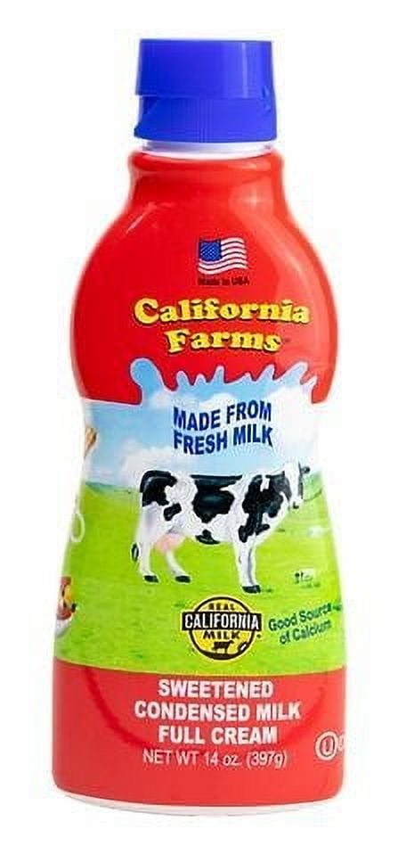 California Farms Sweetened Condensed Milk Full Cream 14 oz (Pack Of 12 ...