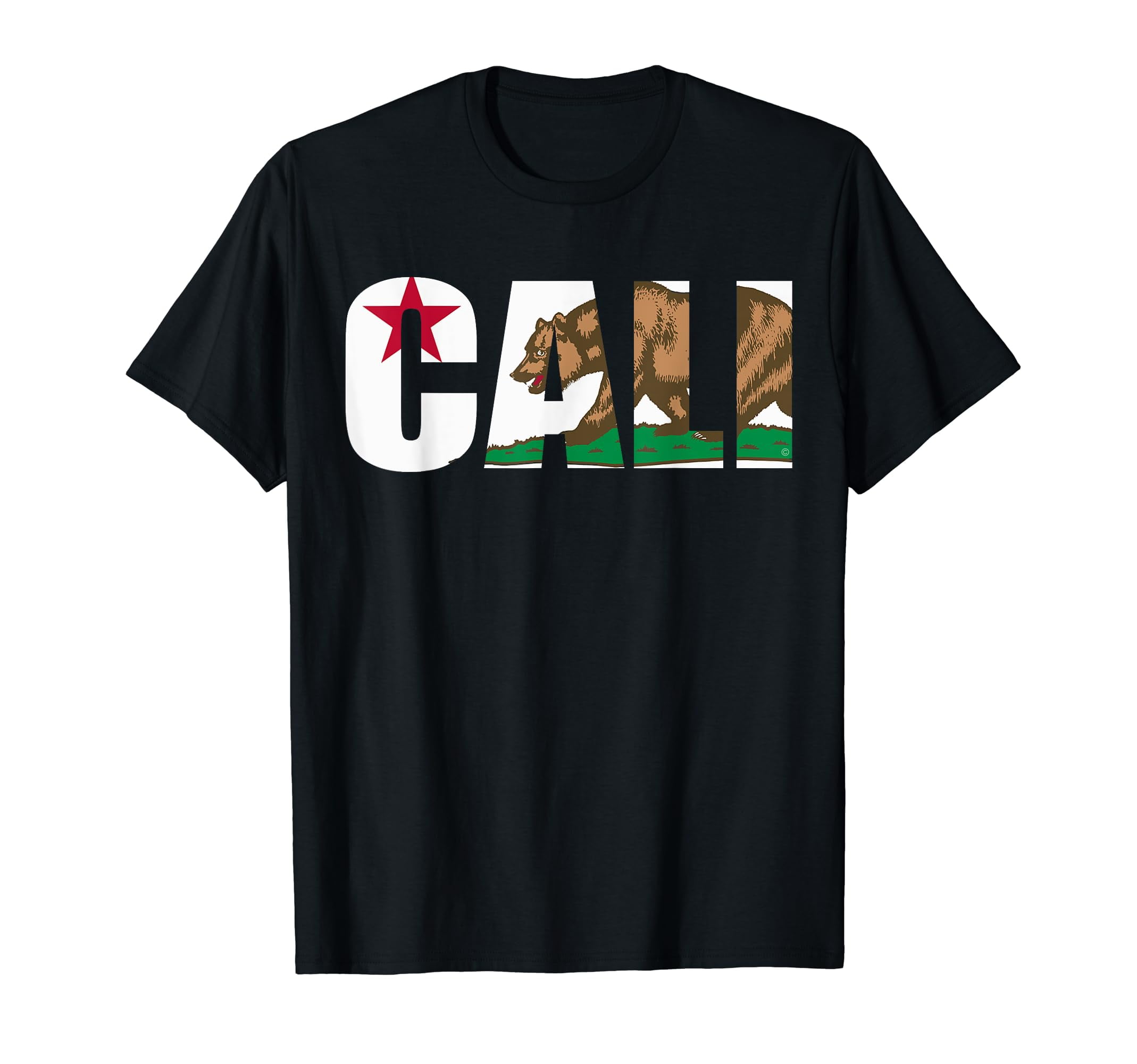 California Flag Cali Designs Home Love Family T-Shirt - Walmart.com