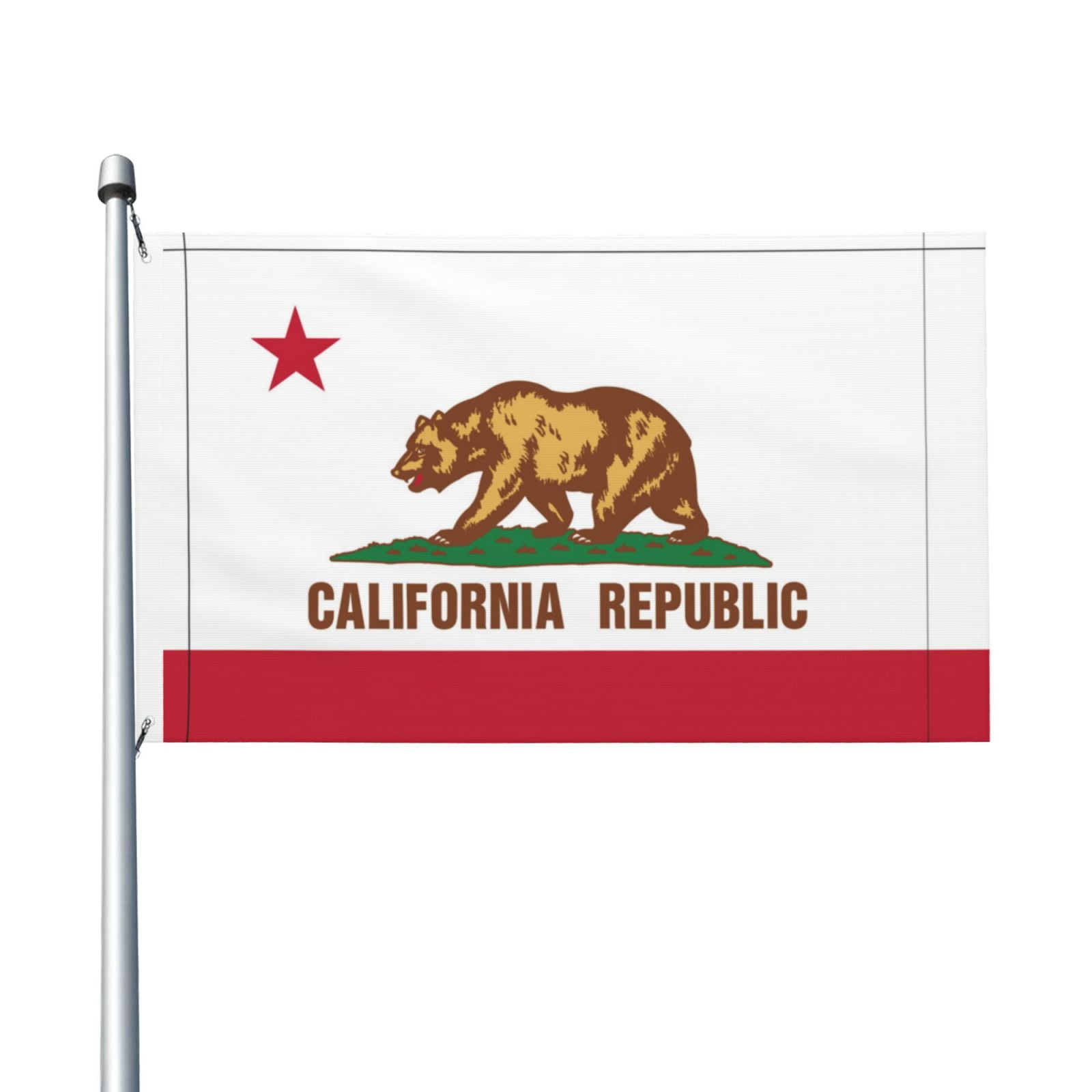California Flag Flag 3x5ft Double-Sided Printing Indoor/Outdoor ...