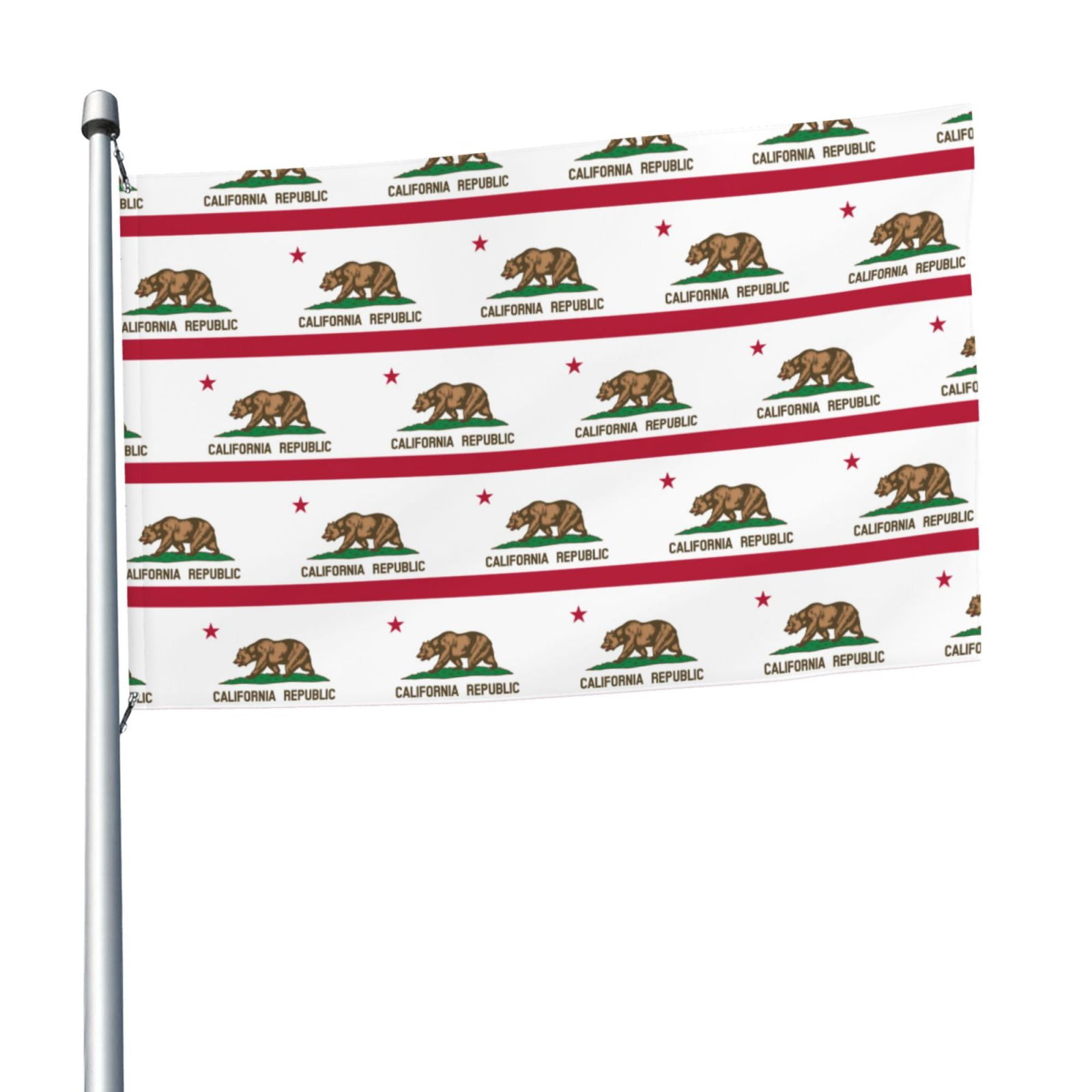 California Flag Flag 5x8 Ft Print Vivid Color Outdoors Indoors Light ...