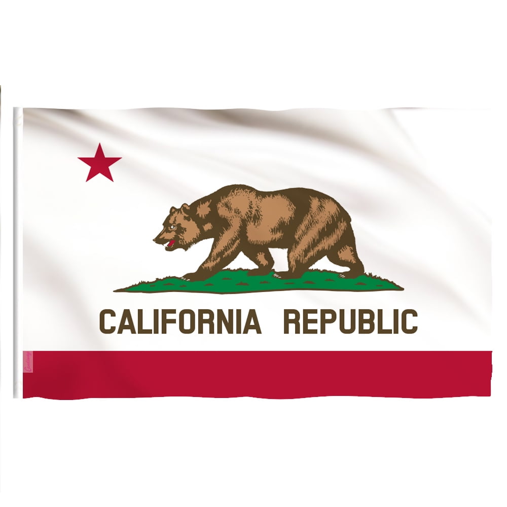 California Flag USA Flag Polyester Banner Indoor Outdoor New United ...